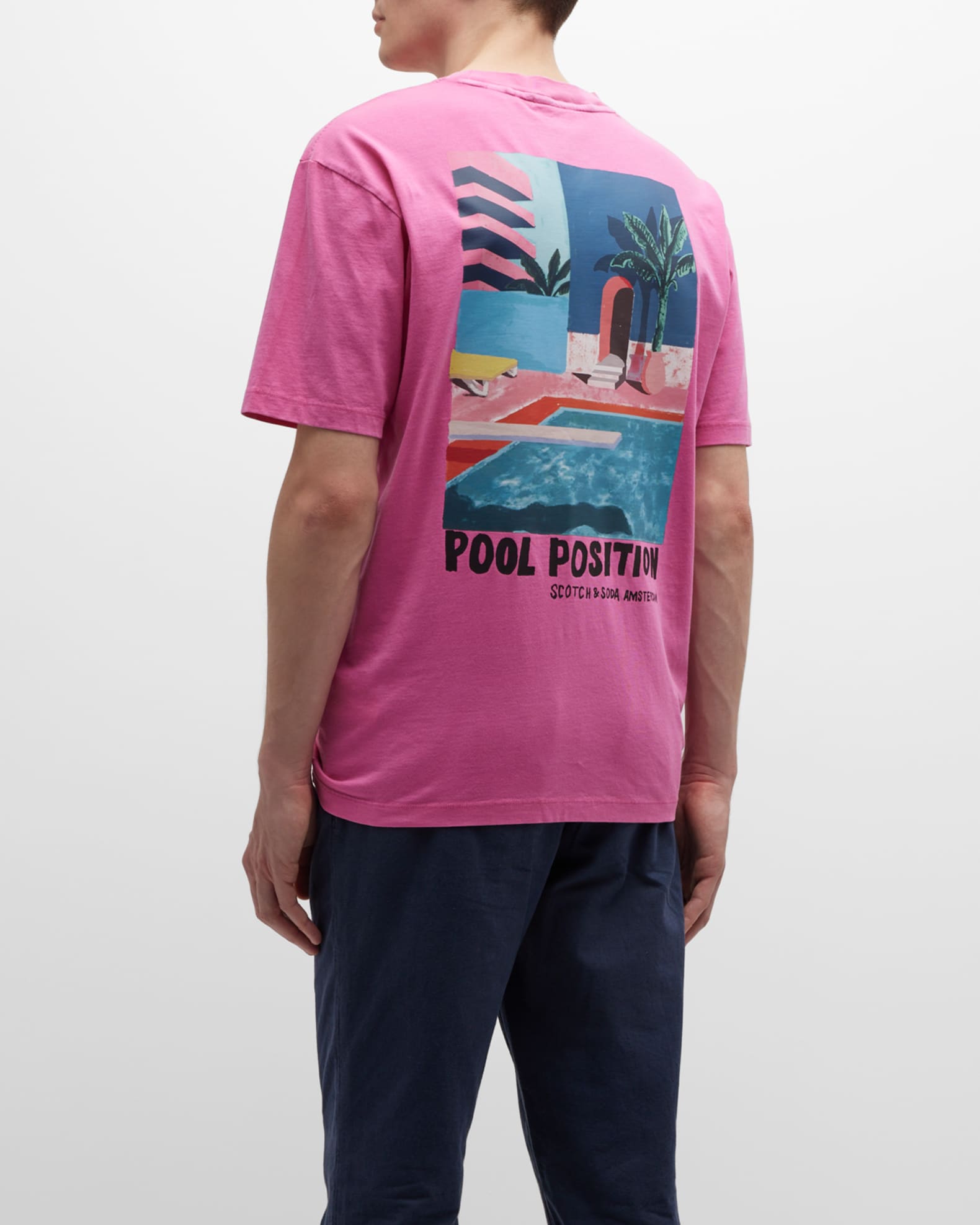 Scotch & Soda Men's Pool Graphic T-Shirt | Neiman Marcus