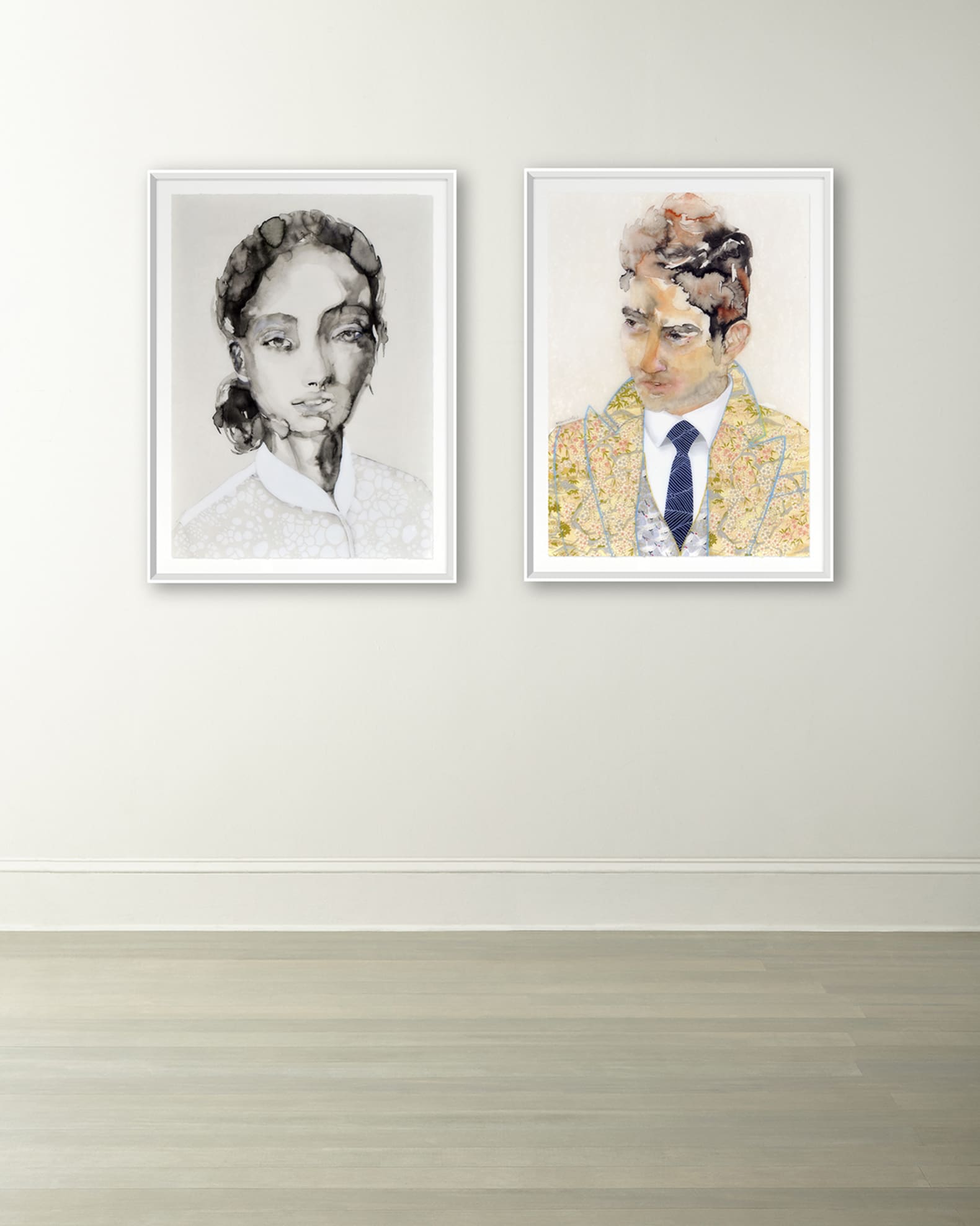 Lisa Krannichfeld Portrait Art | Neiman Marcus
