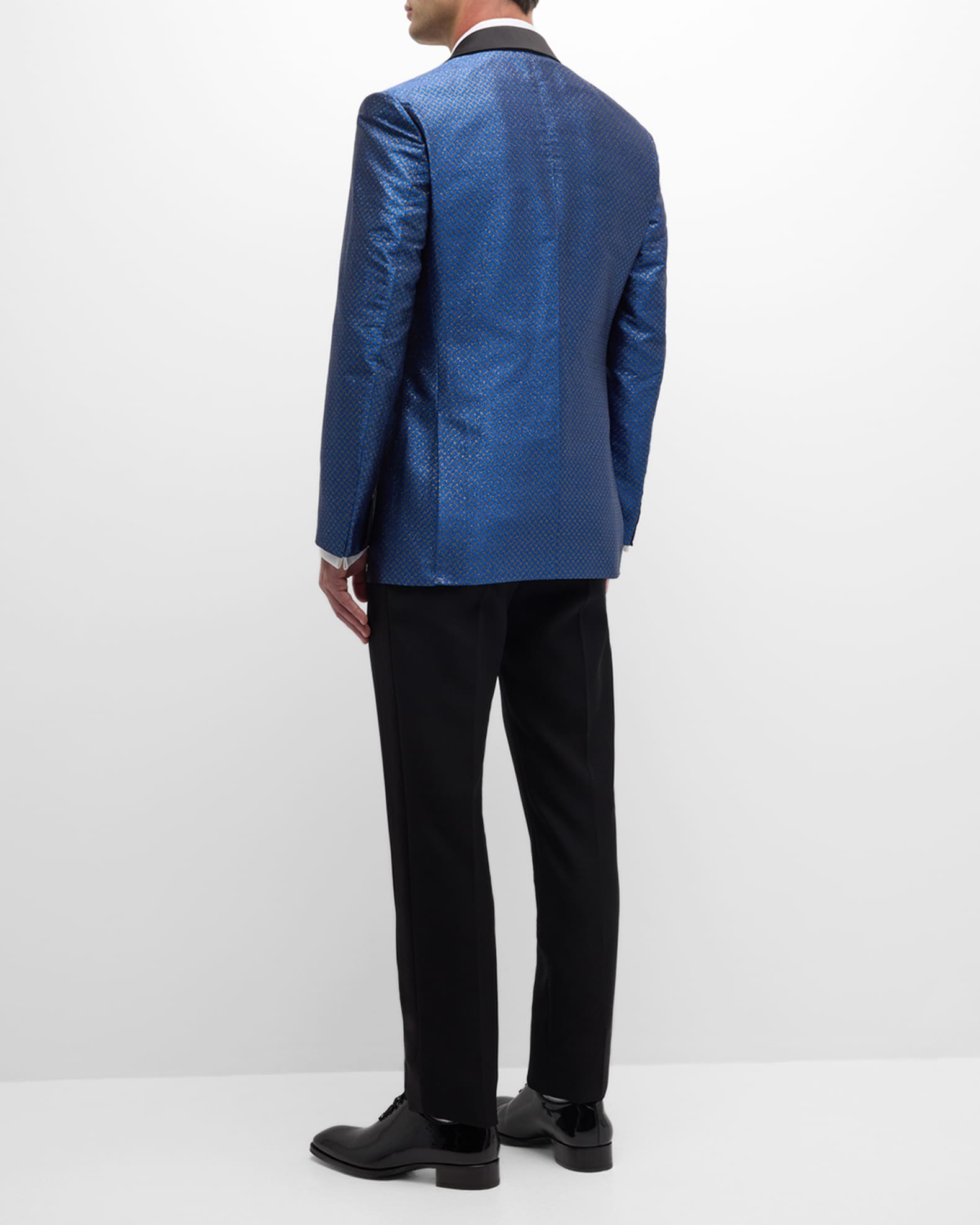 Stefano Ricci Men's Two-Tone Patterned Dinner Jacket | Neiman Marcus