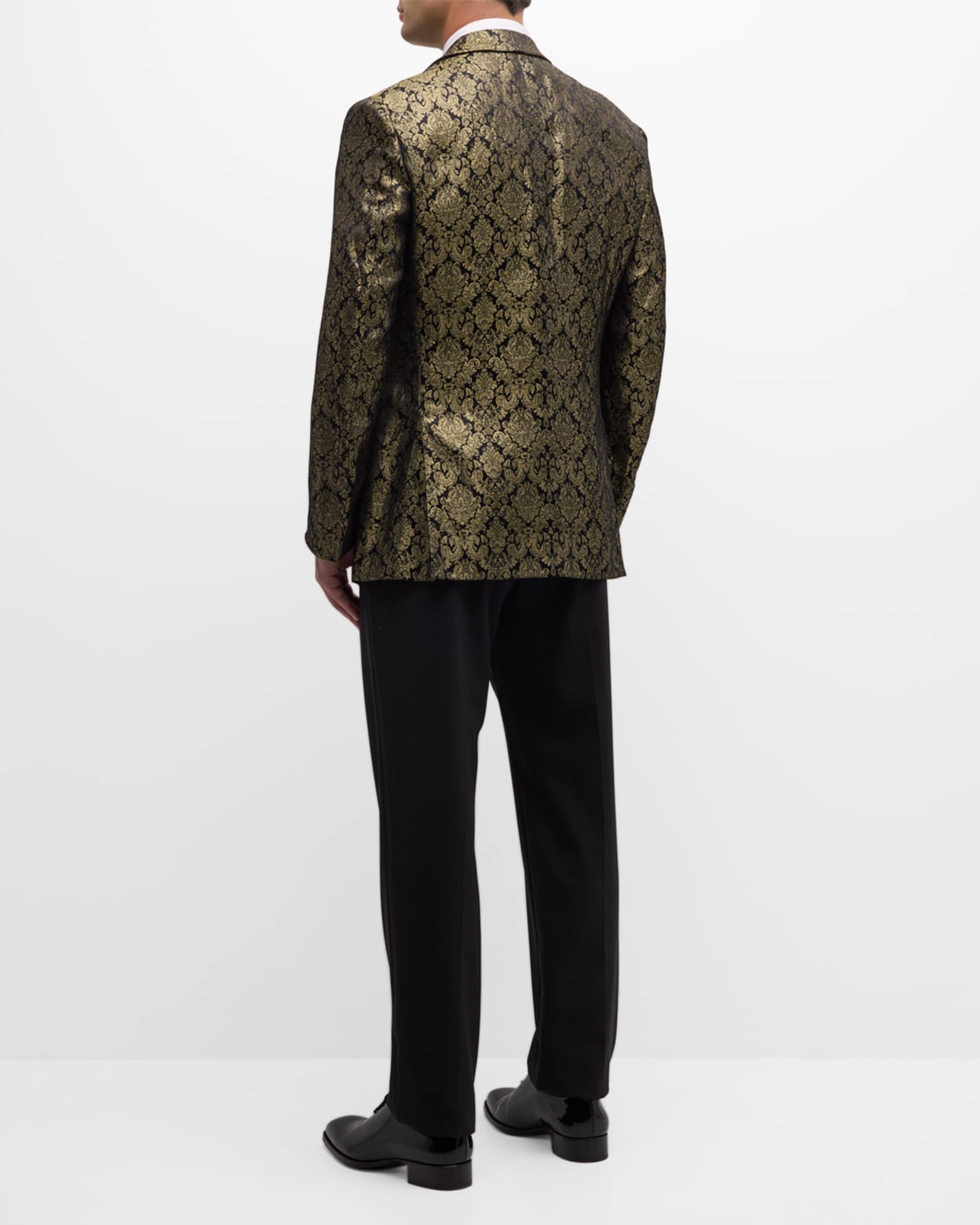 Stefano Ricci Men's Damask Peak-Lapel Dinner Jacket | Neiman Marcus