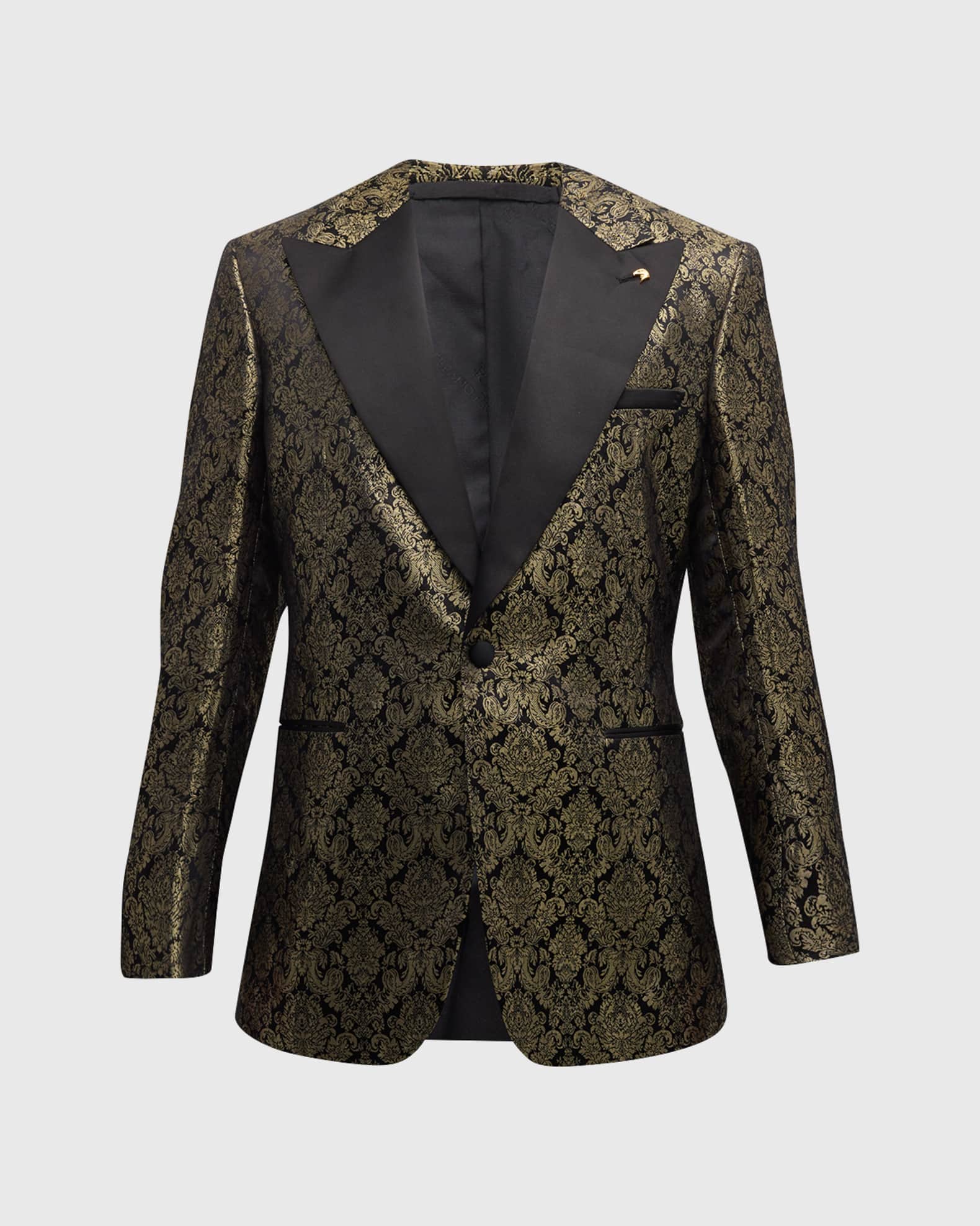 Stefano Ricci Men's Damask Peak-Lapel Dinner Jacket | Neiman Marcus