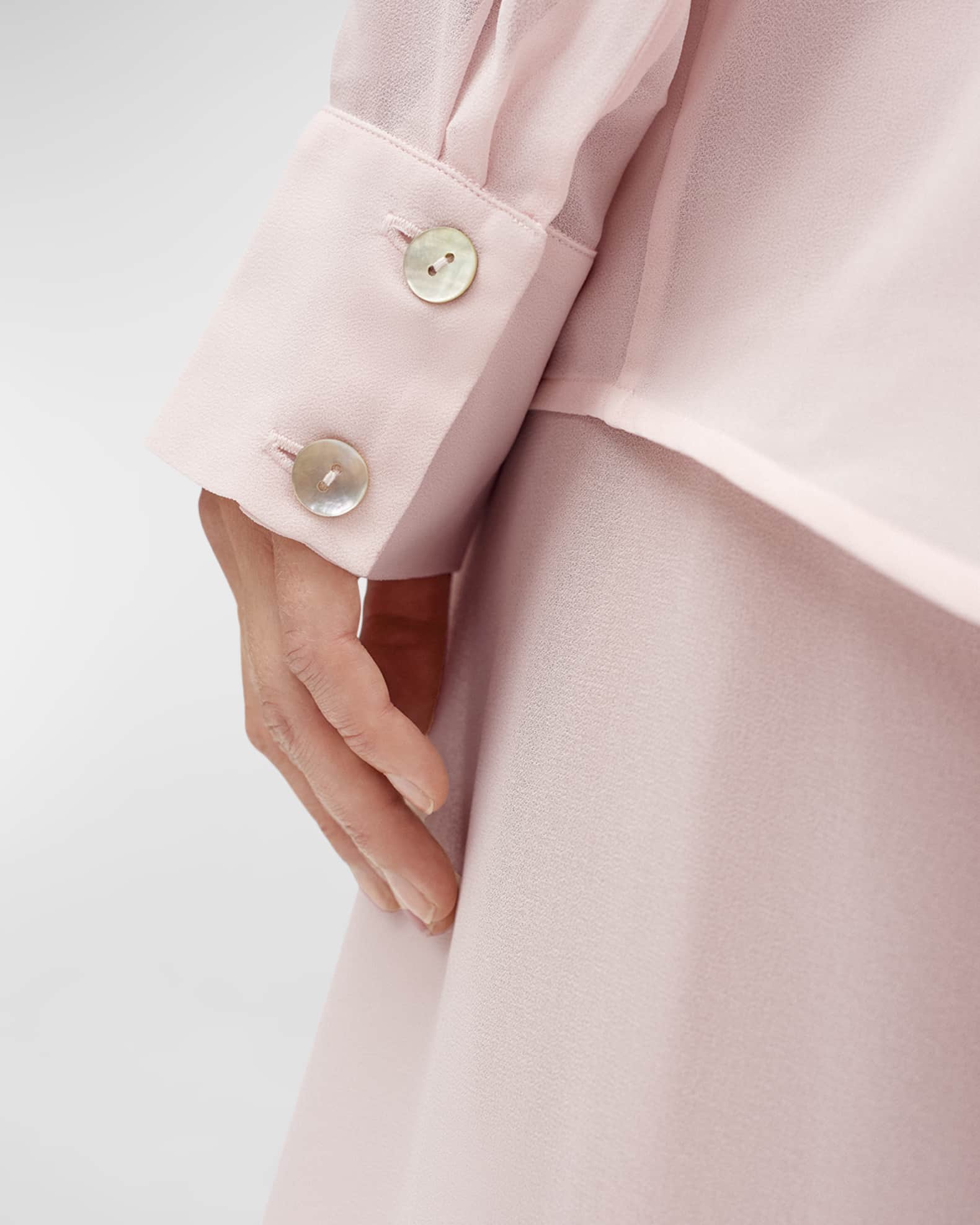 Sleeper Wide-Leg Feather-Trim Sheer Lounge Pants | Neiman Marcus