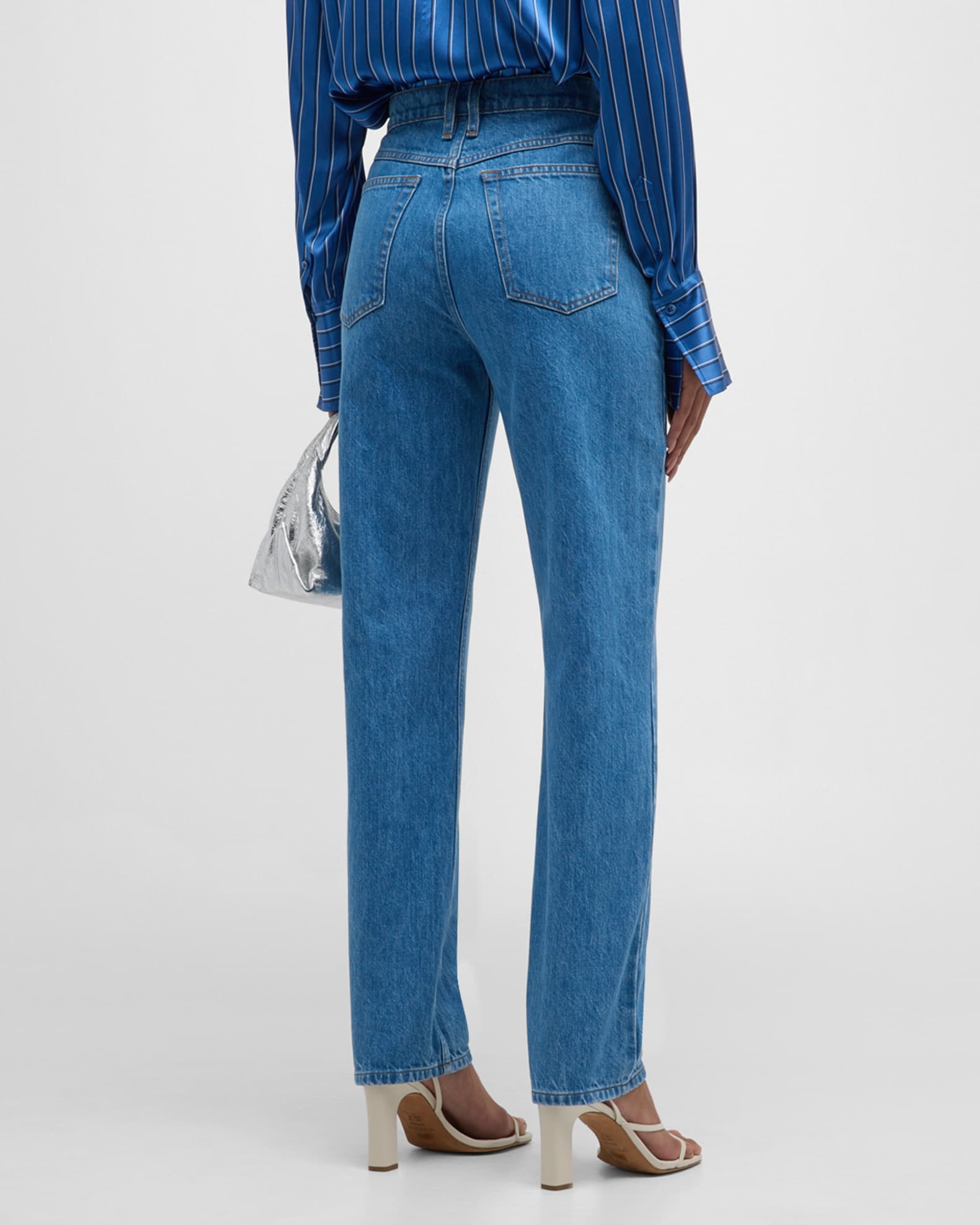FRAME Le High N Tight Straight Jeans | Neiman Marcus