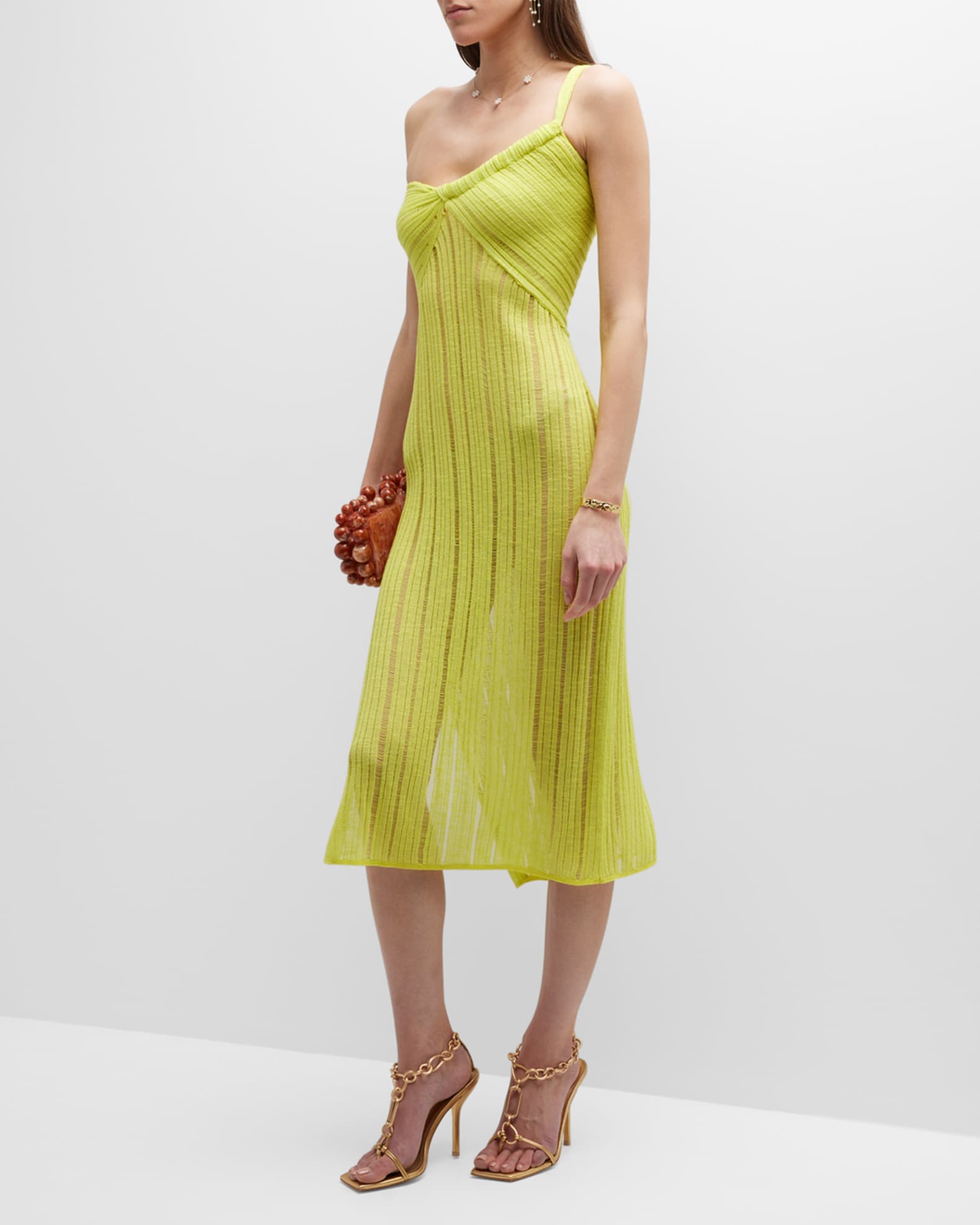 Cult Gaia June Knit Coverup Dress | Neiman Marcus