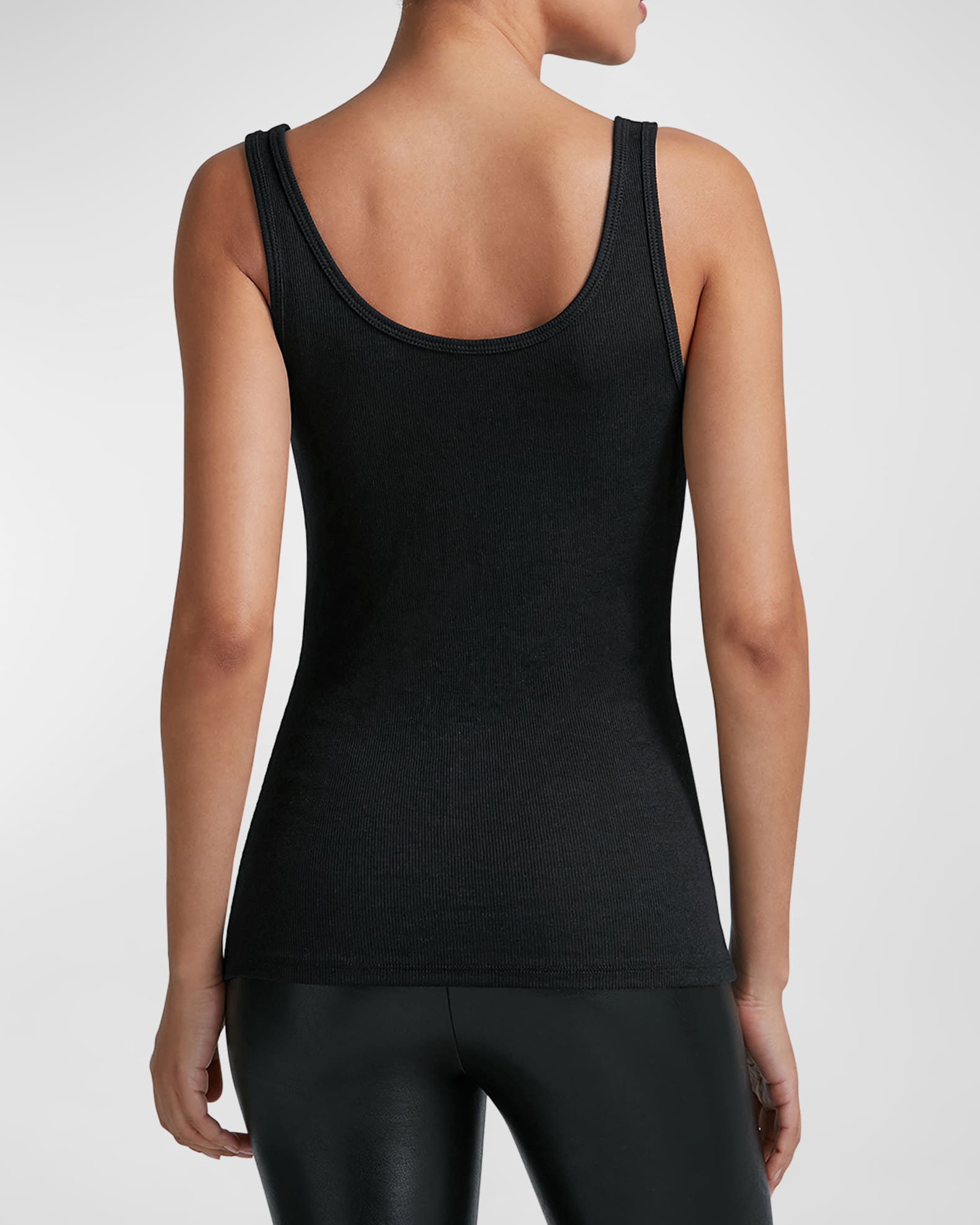 Commando Rib-Knit Scoop-Neck Tank Top | Neiman Marcus