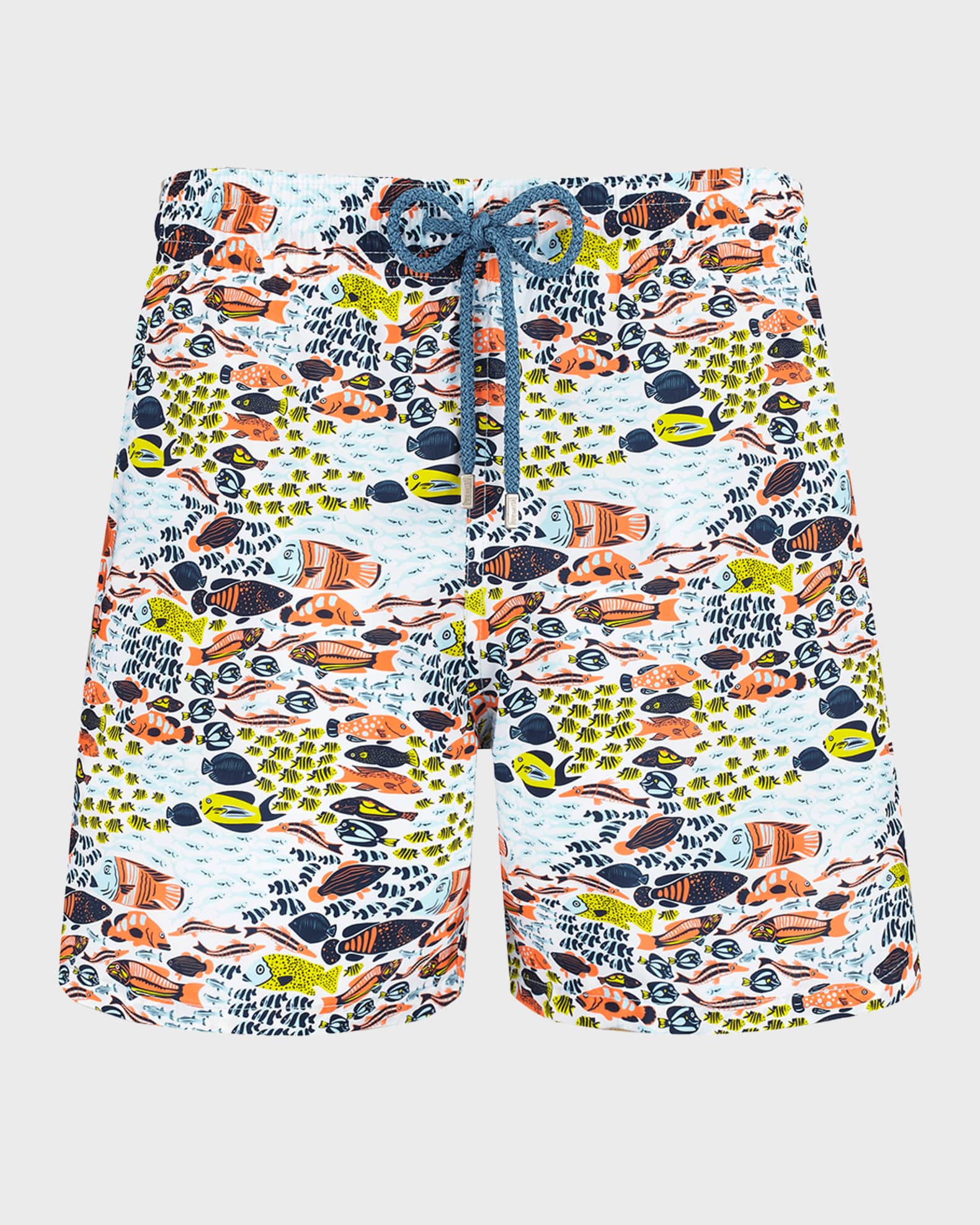 Vilebrequin Men's Fishes Family Patterned Swim Trunks | Neiman Marcus