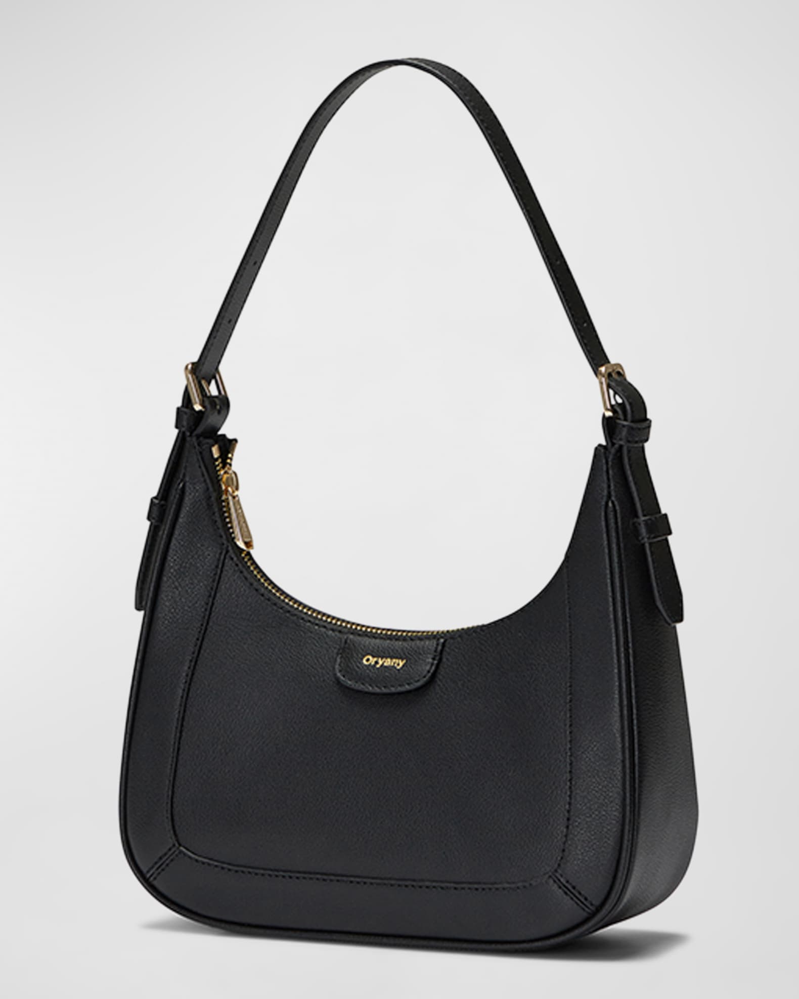 Oryany Bahia Zip Leather Shoulder Bag | Neiman Marcus