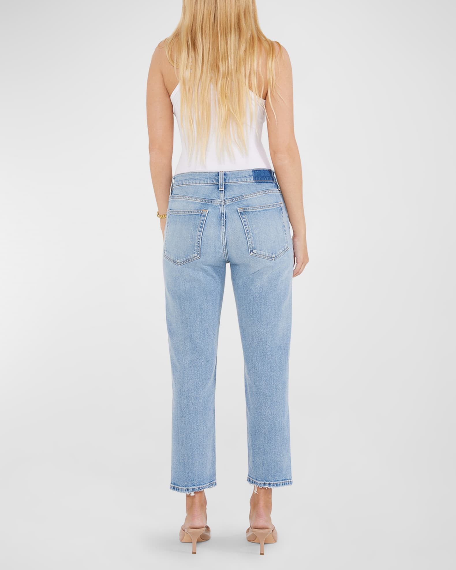 ETICA Rae Mid-Rise Crop Jeans | Neiman Marcus