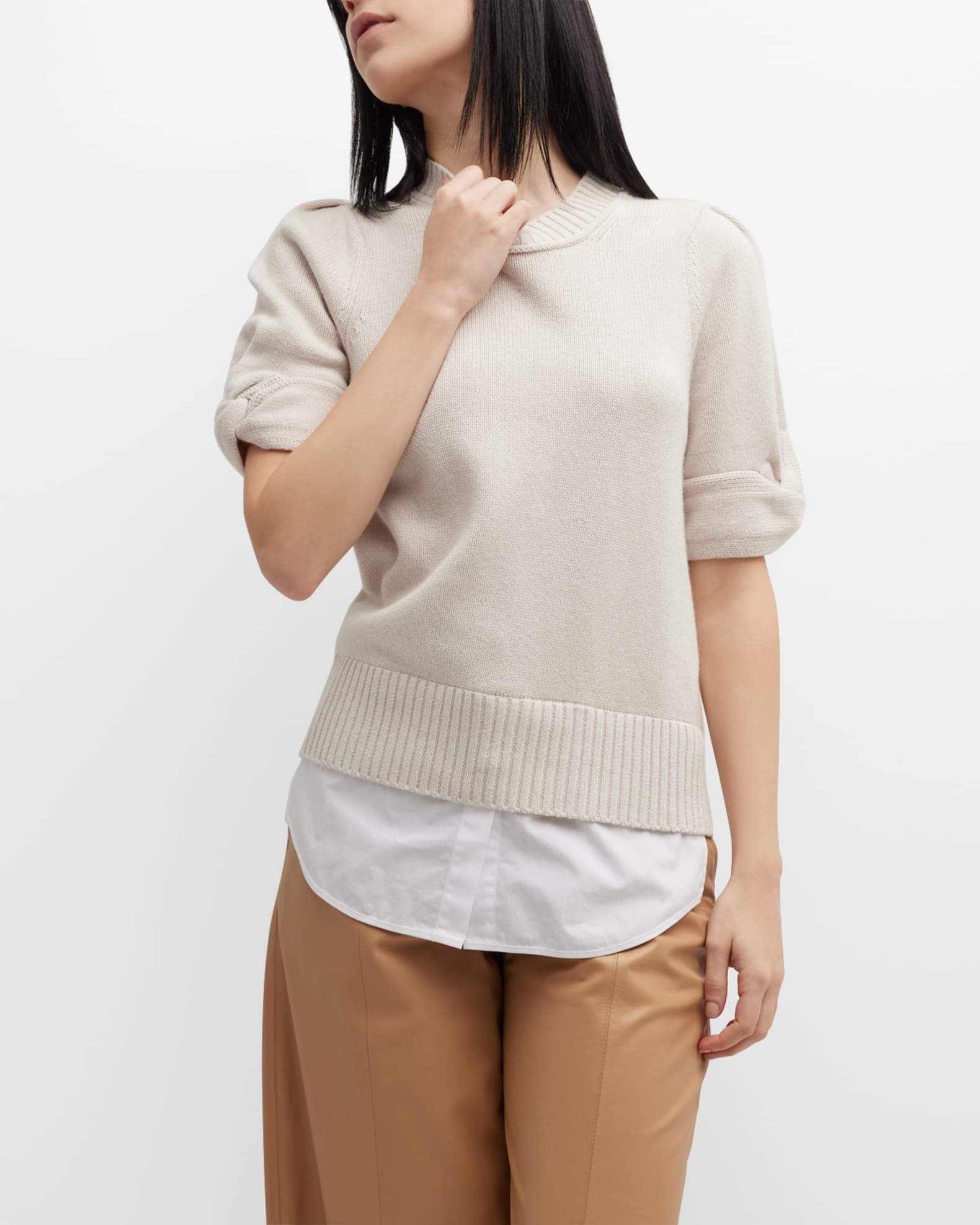 Brochu Walker Emmet Knotted-Cuff Layered Looker | Neiman Marcus