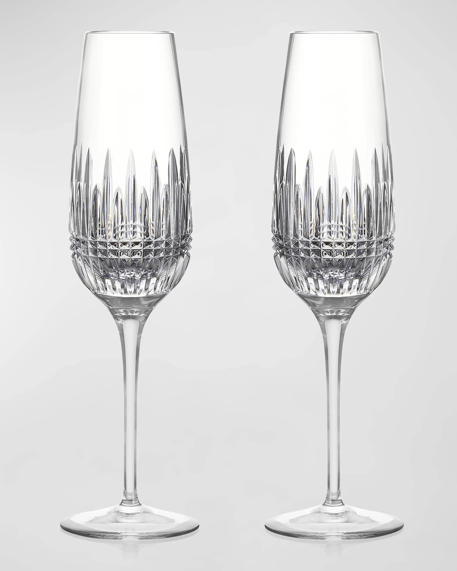 Waterford Crystal Lismore Diamond Essence Flutes, Set of 2 | Neiman Marcus
