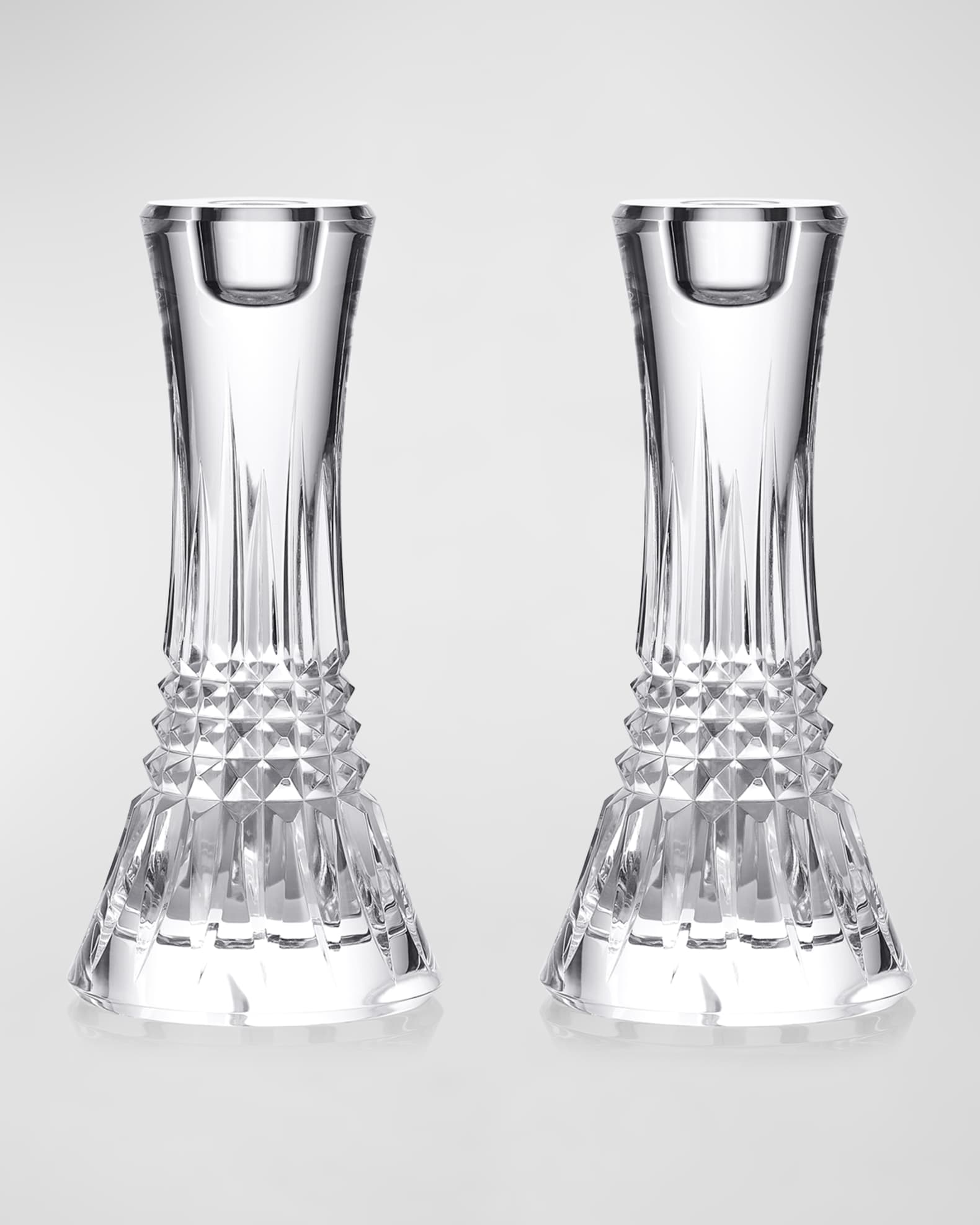 Waterford Crystal Lismore Diamond Candlesticks, Set of 2 | Neiman Marcus