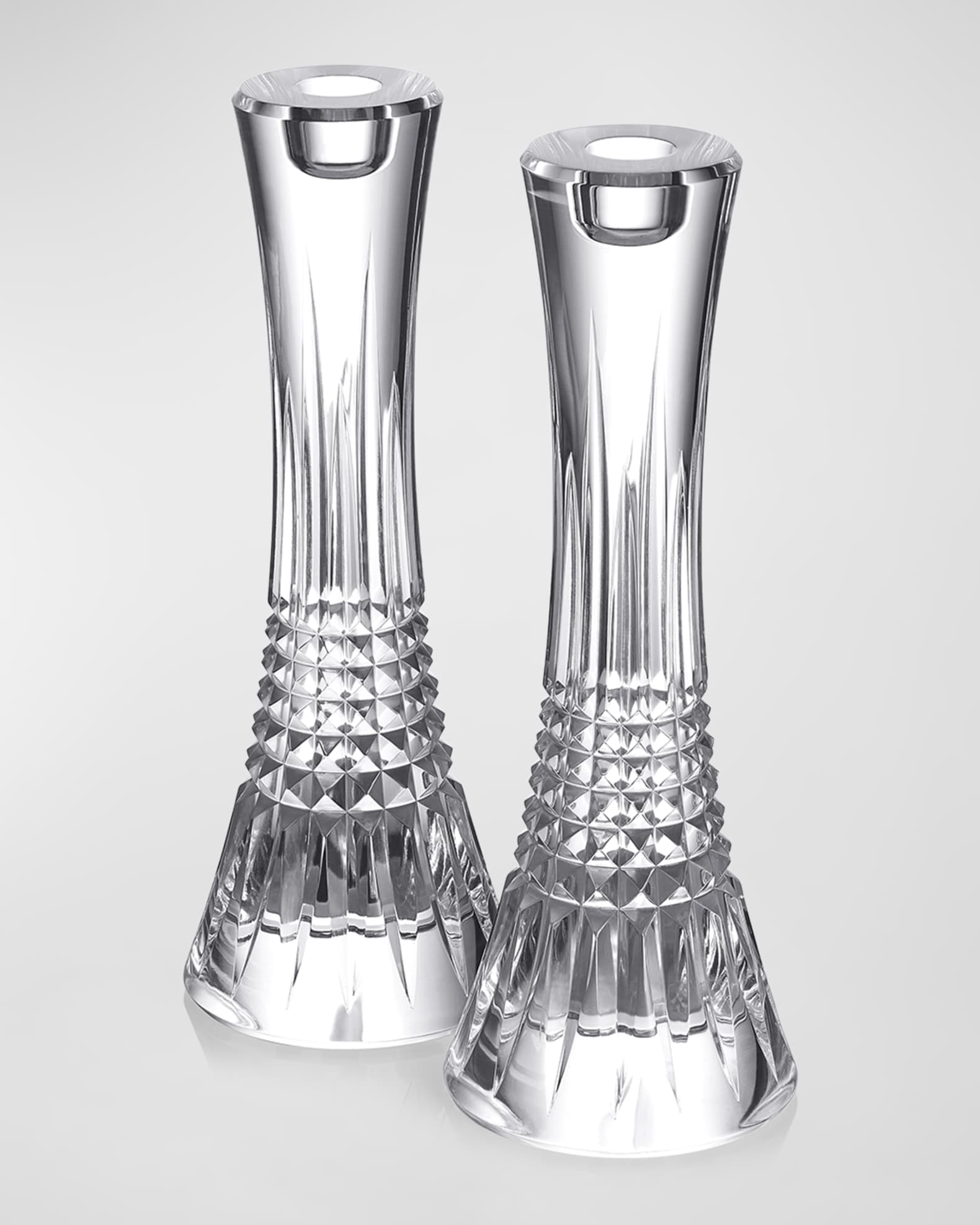Waterford Crystal Lismore Diamond Candlesticks, Set of 2 | Neiman Marcus
