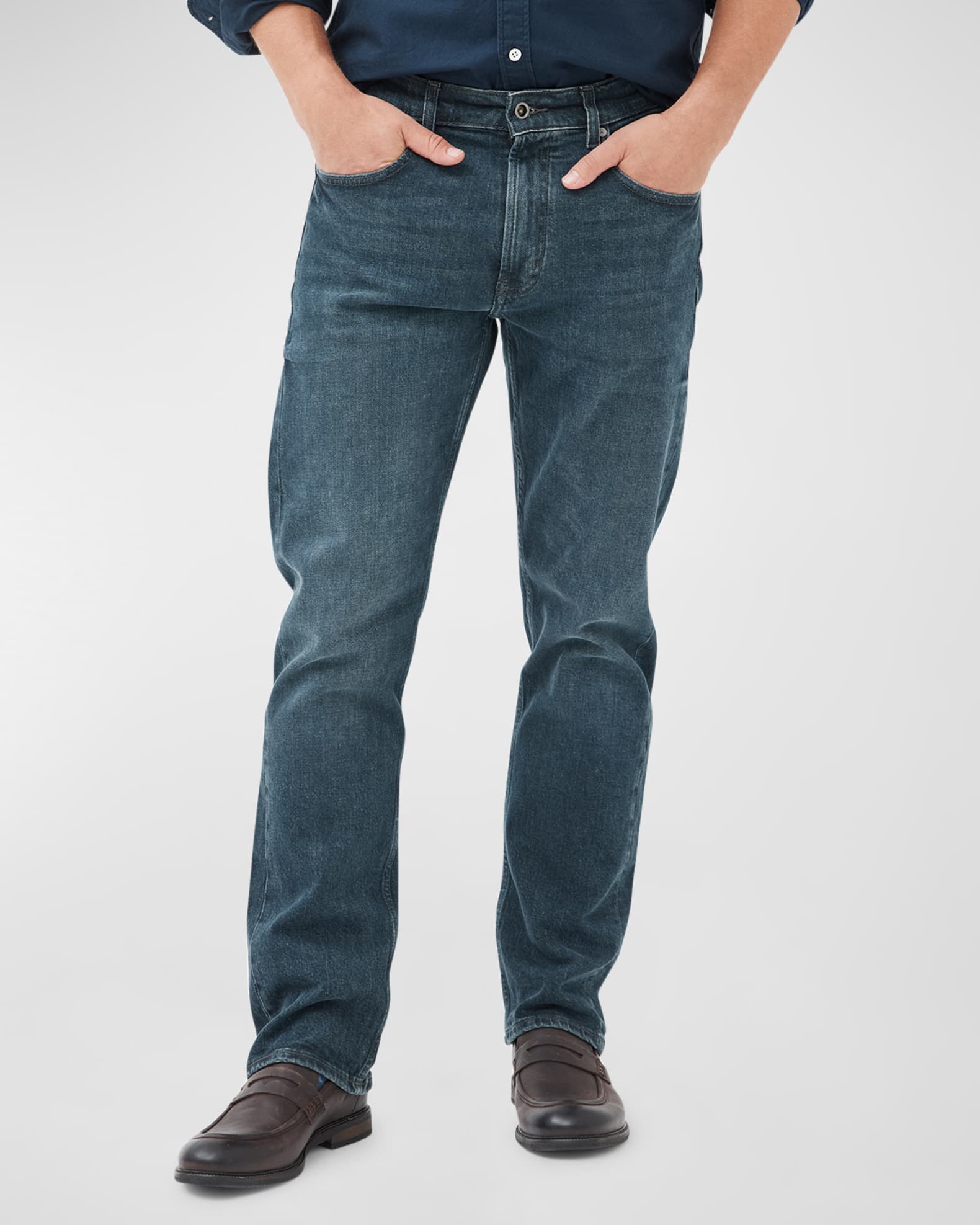 Rodd & Gunn Men's Winton Straight Leg Stonewash Denim Jeans | Neiman Marcus