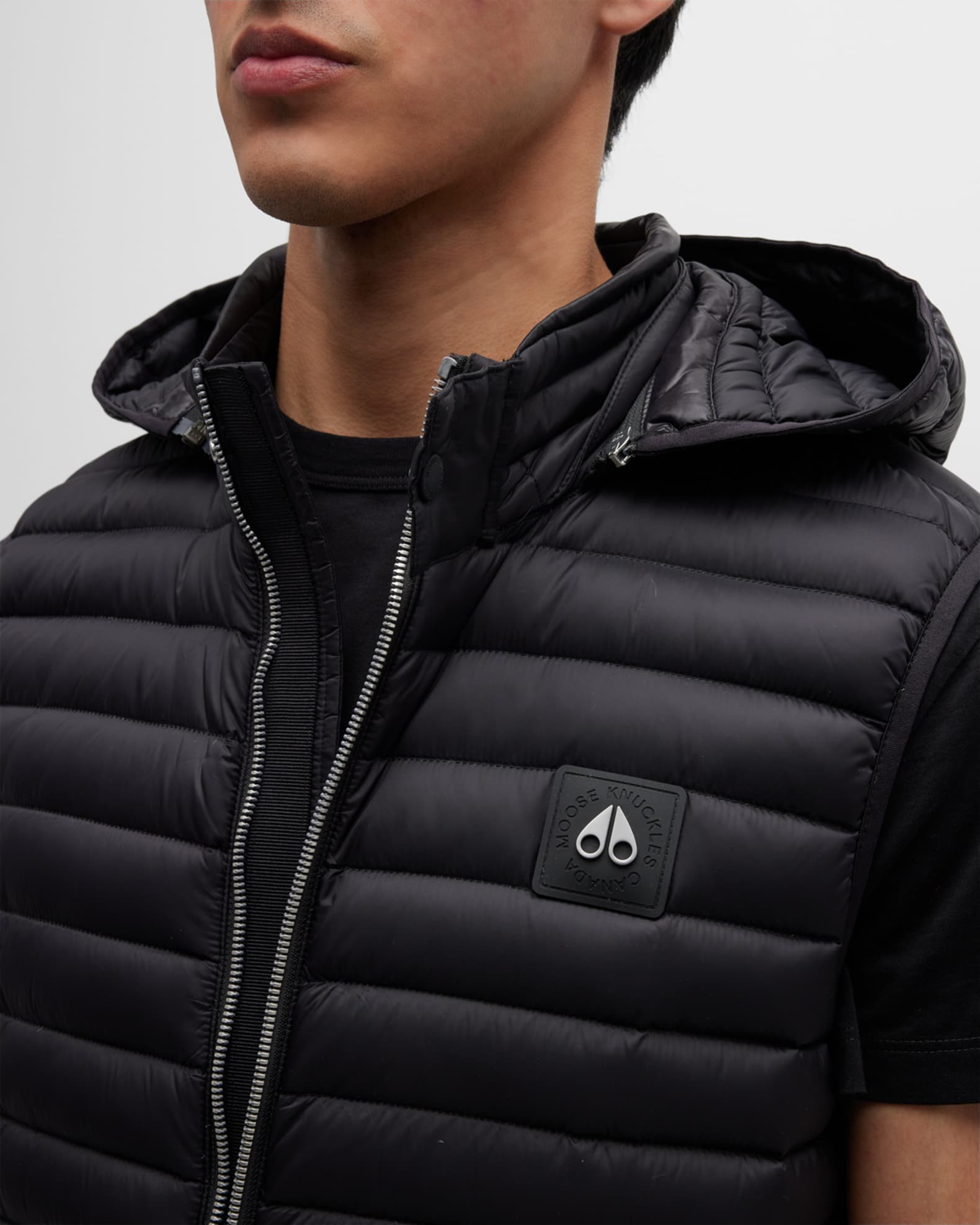 Moose Knuckles Men's Air Down Vest | Neiman Marcus