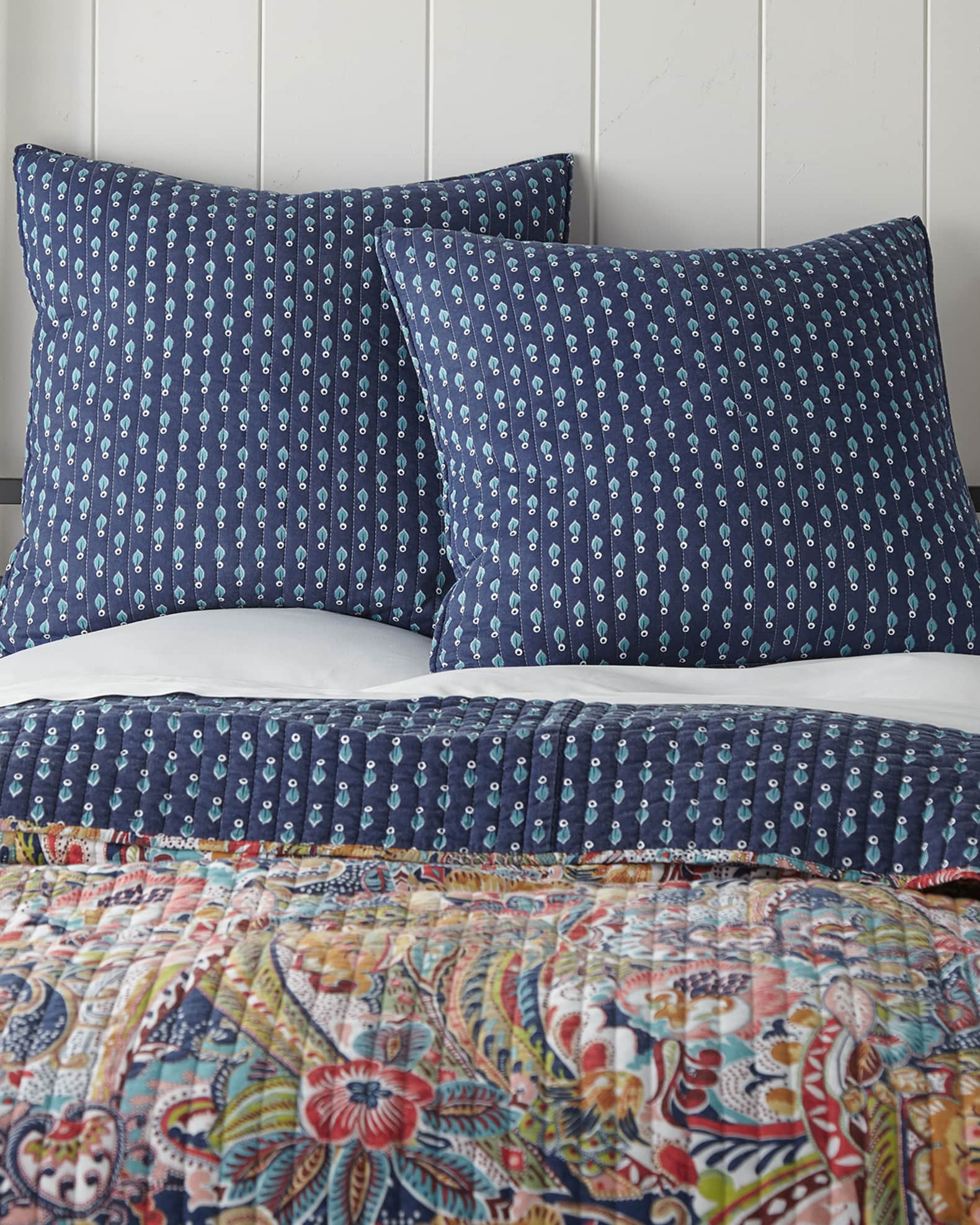 Levtex Nanette Euro Shams, Set of 2 | Neiman Marcus