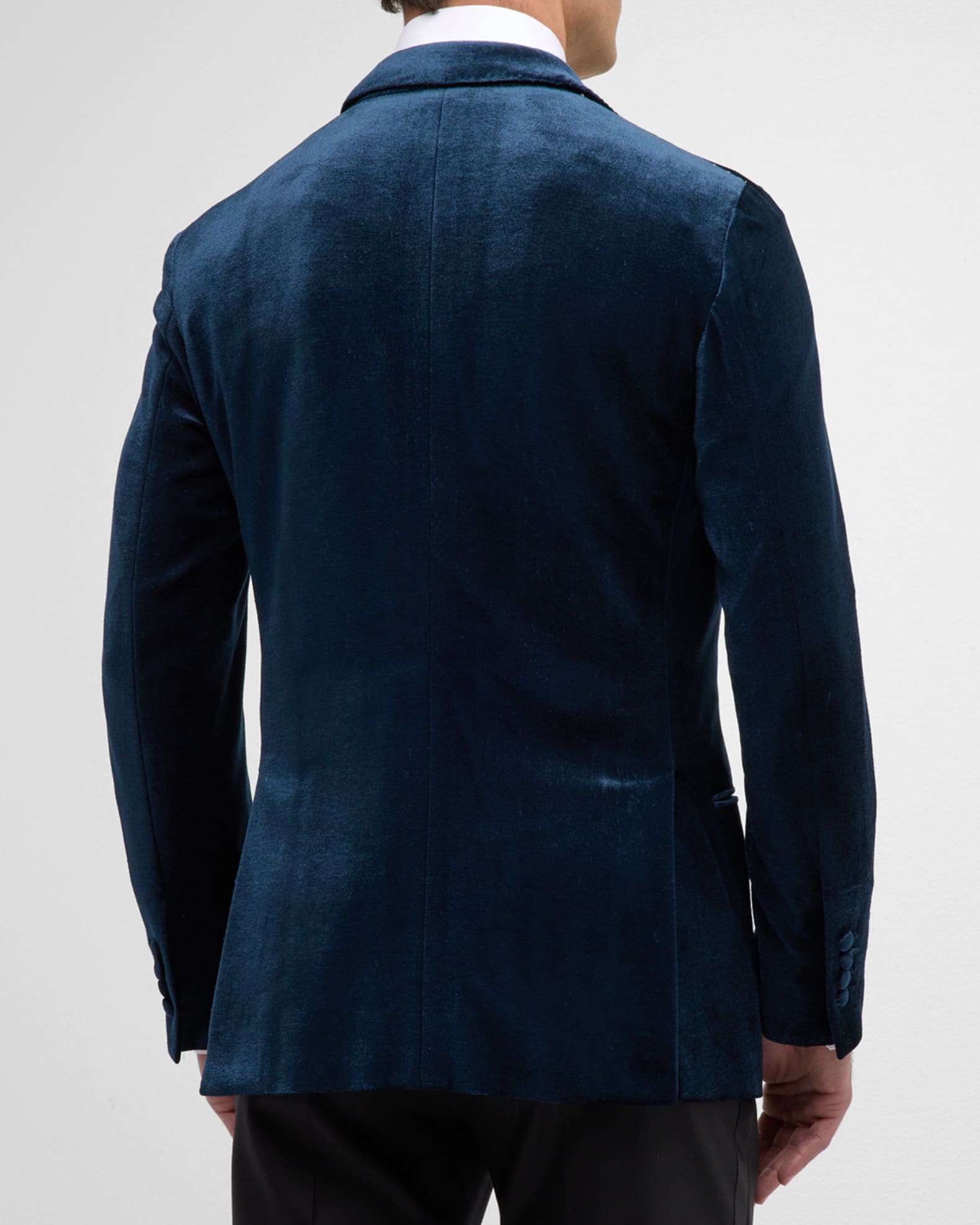 Stefano Ricci Men's Velvet Peak-Lapel Dinner Jacket | Neiman Marcus