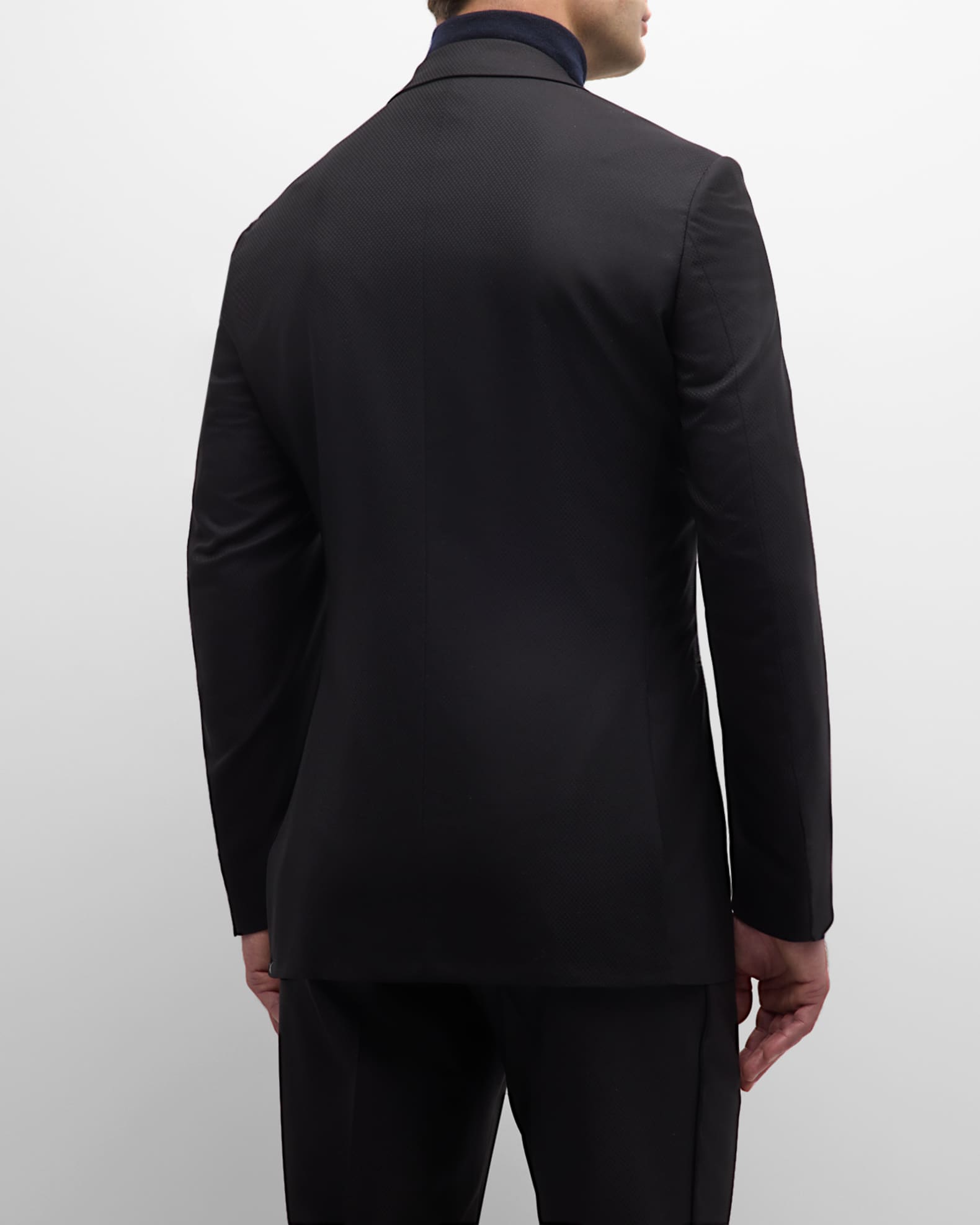 Stefano Ricci Men's Textured Wool One-Button Tuxedo | Neiman Marcus