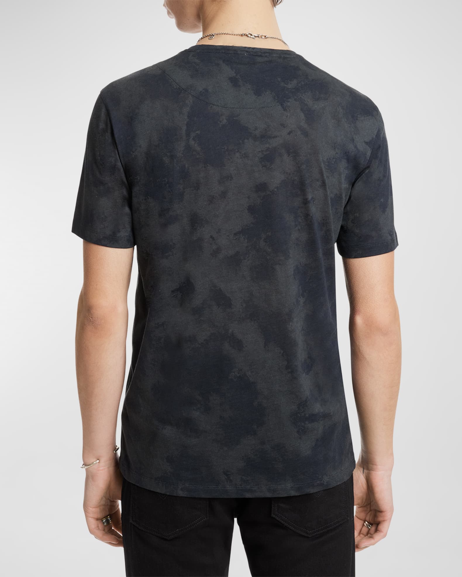 John Varvatos Men's Lea Digital Print T-Shirt | Neiman Marcus