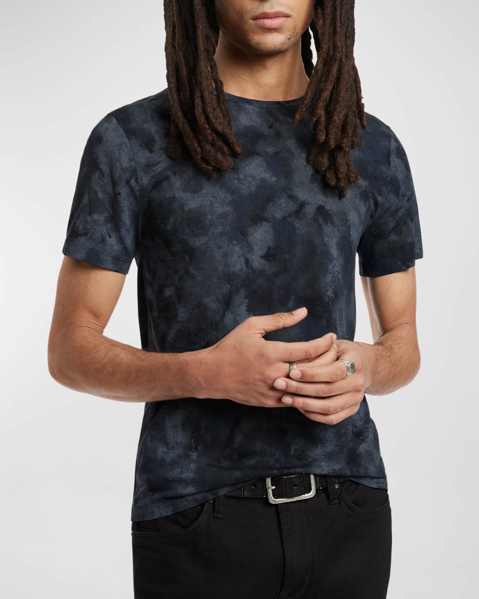 John Varvatos Men's Lea Digital Print T-Shirt | Neiman Marcus