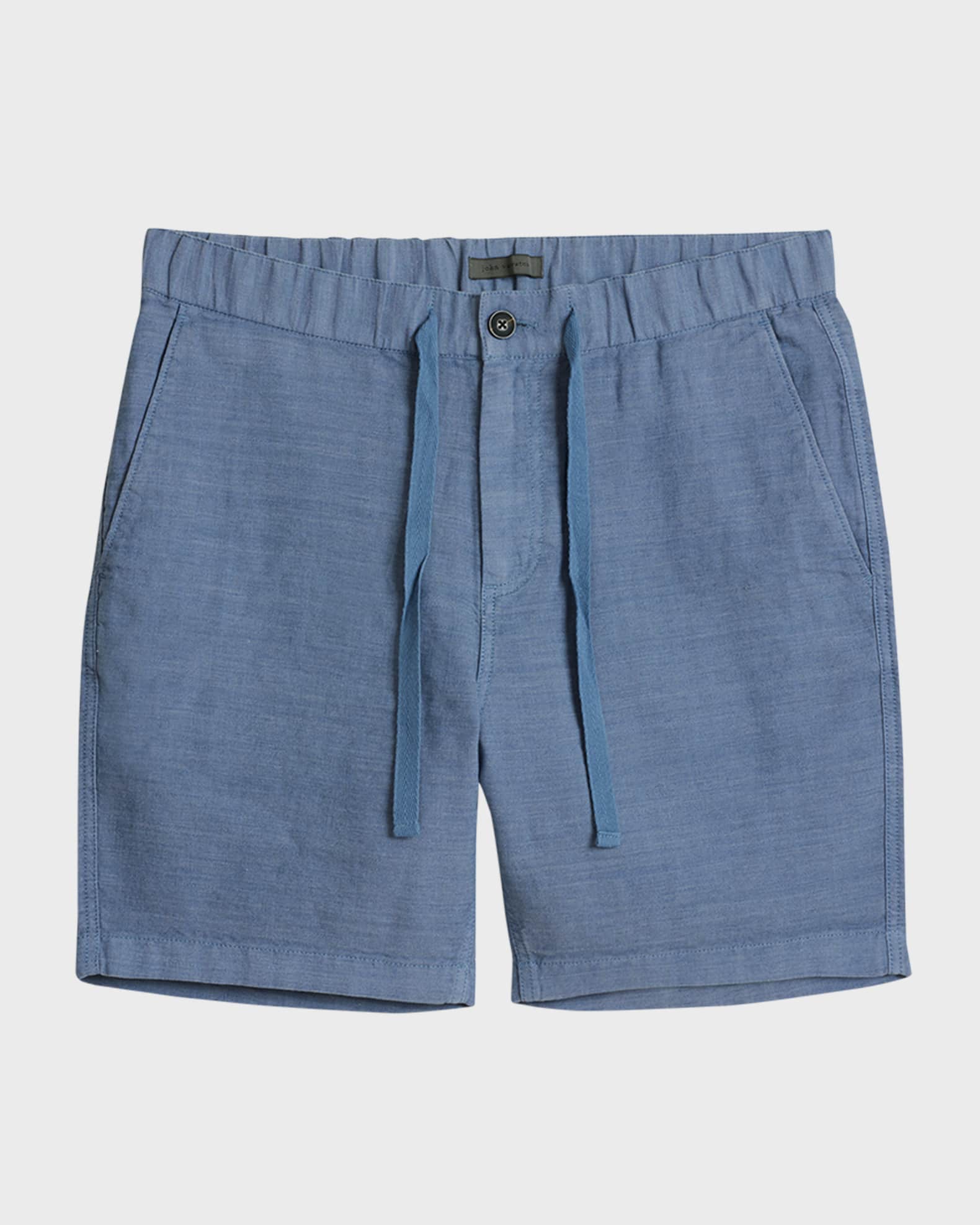 John Varvatos Men's Benson Linen-Blend Shorts | Neiman Marcus