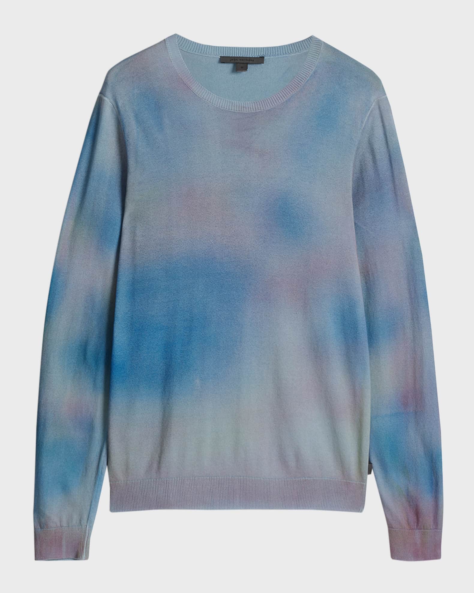John Varvatos Men's Dahl Mercerized Spray Dye Sweater | Neiman Marcus