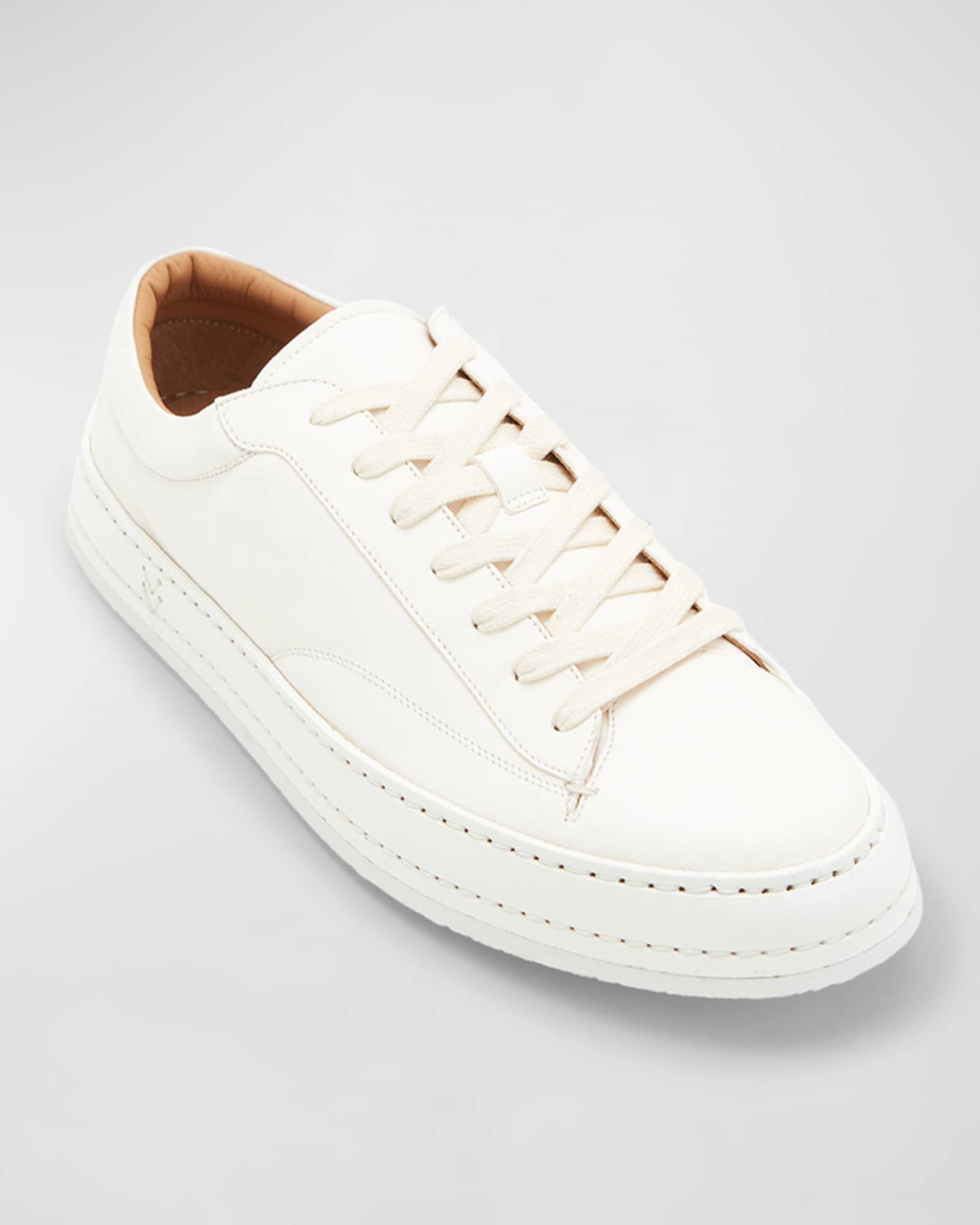 John Varvatos Men's Wooster Artisan Low-Top Leather Sneakers | Neiman ...