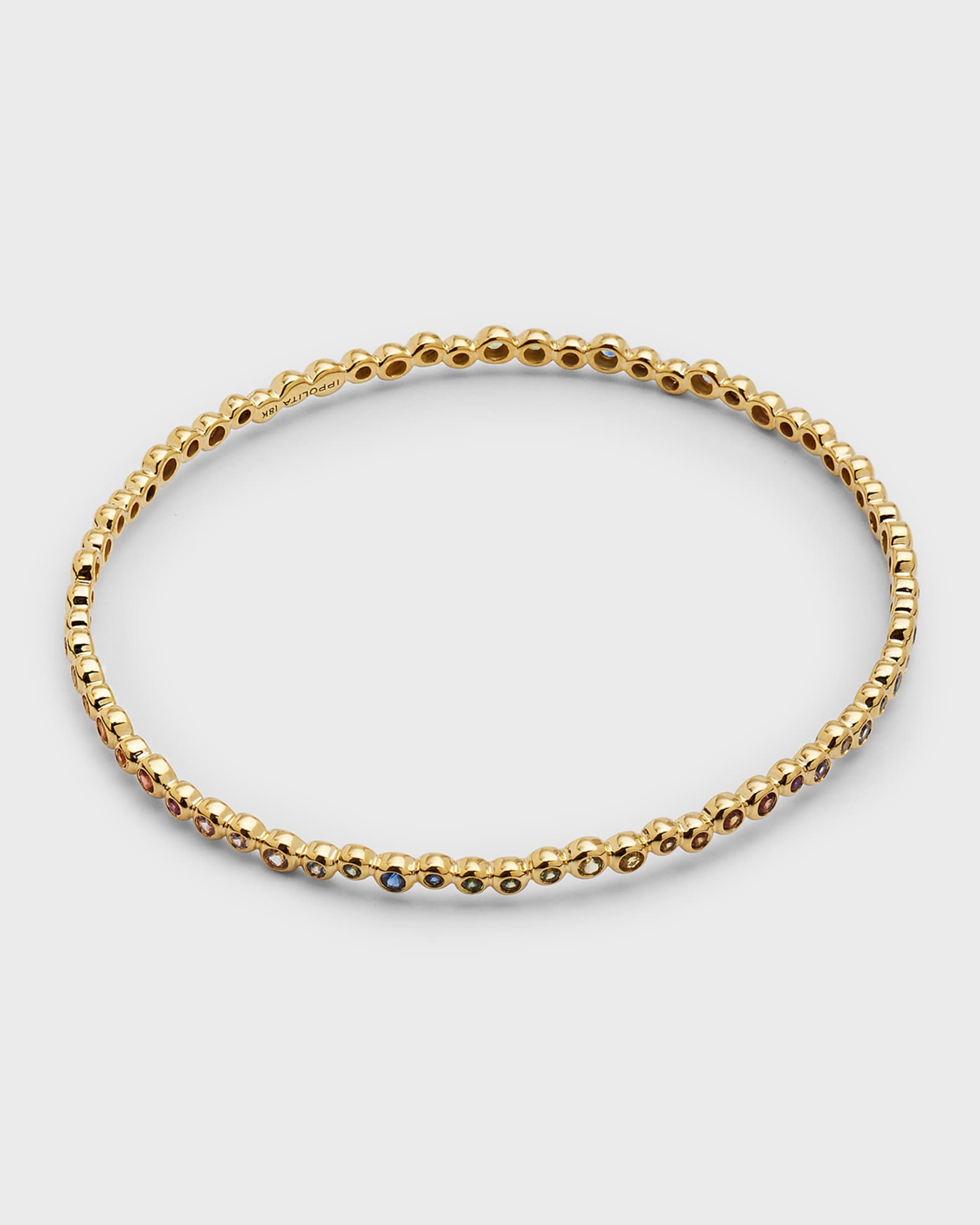 18K Starlet Bangles in Rainbow Sapphires | Neiman Marcus