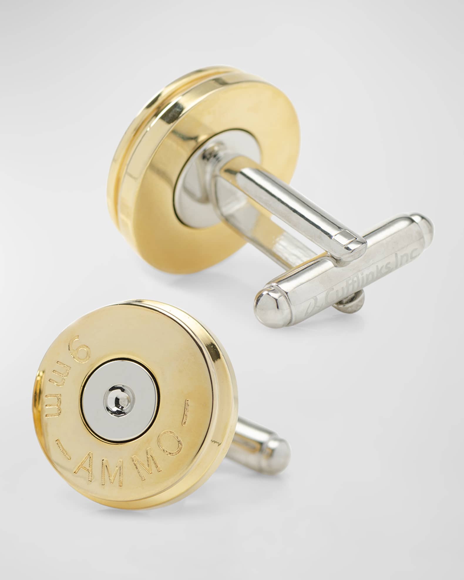 Cufflinks Inc. Men's Two-Tone Bullet Cufflinks | Neiman Marcus