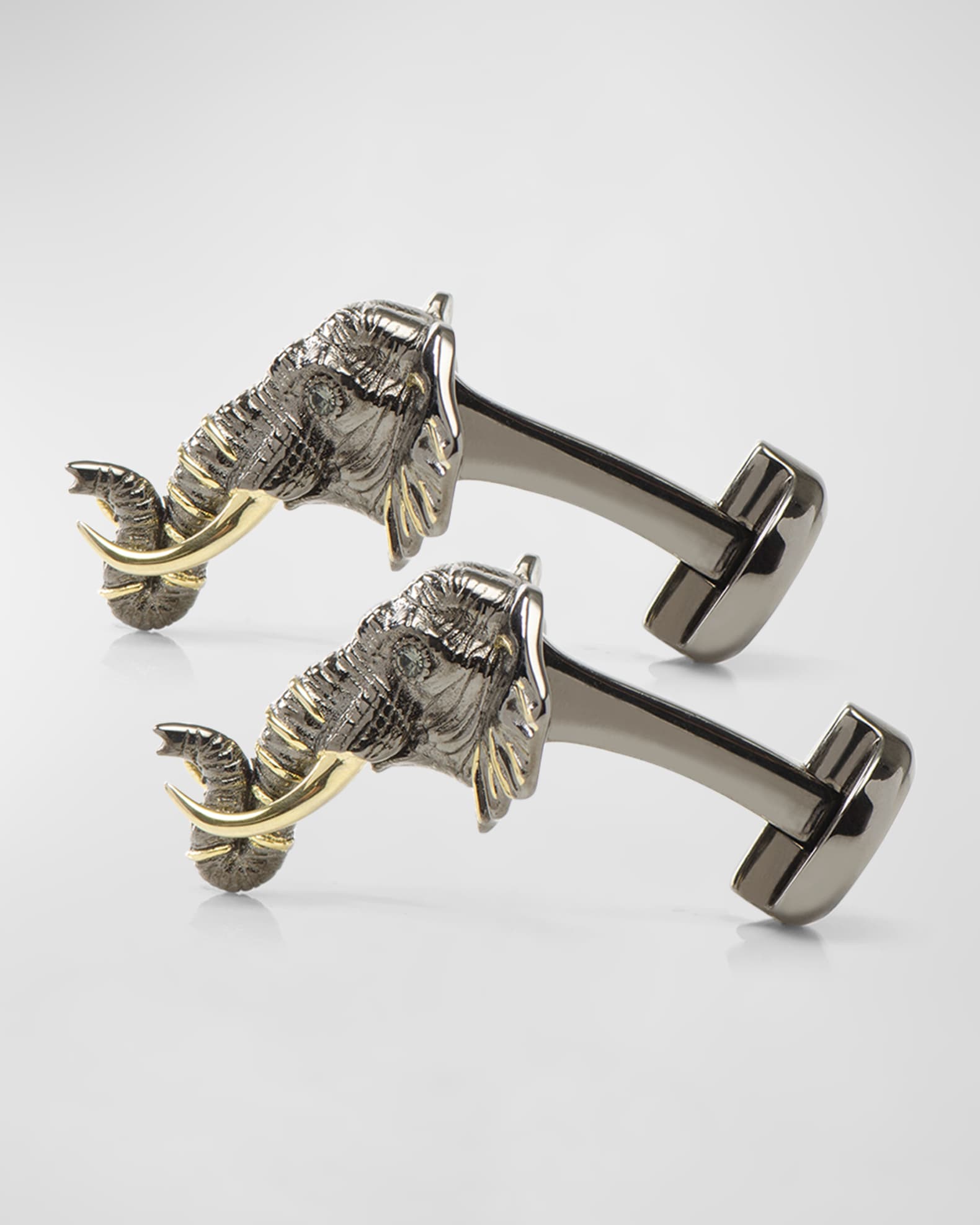 Cufflinks Inc. Men's Two-Tone Elephant Cufflinks | Neiman Marcus