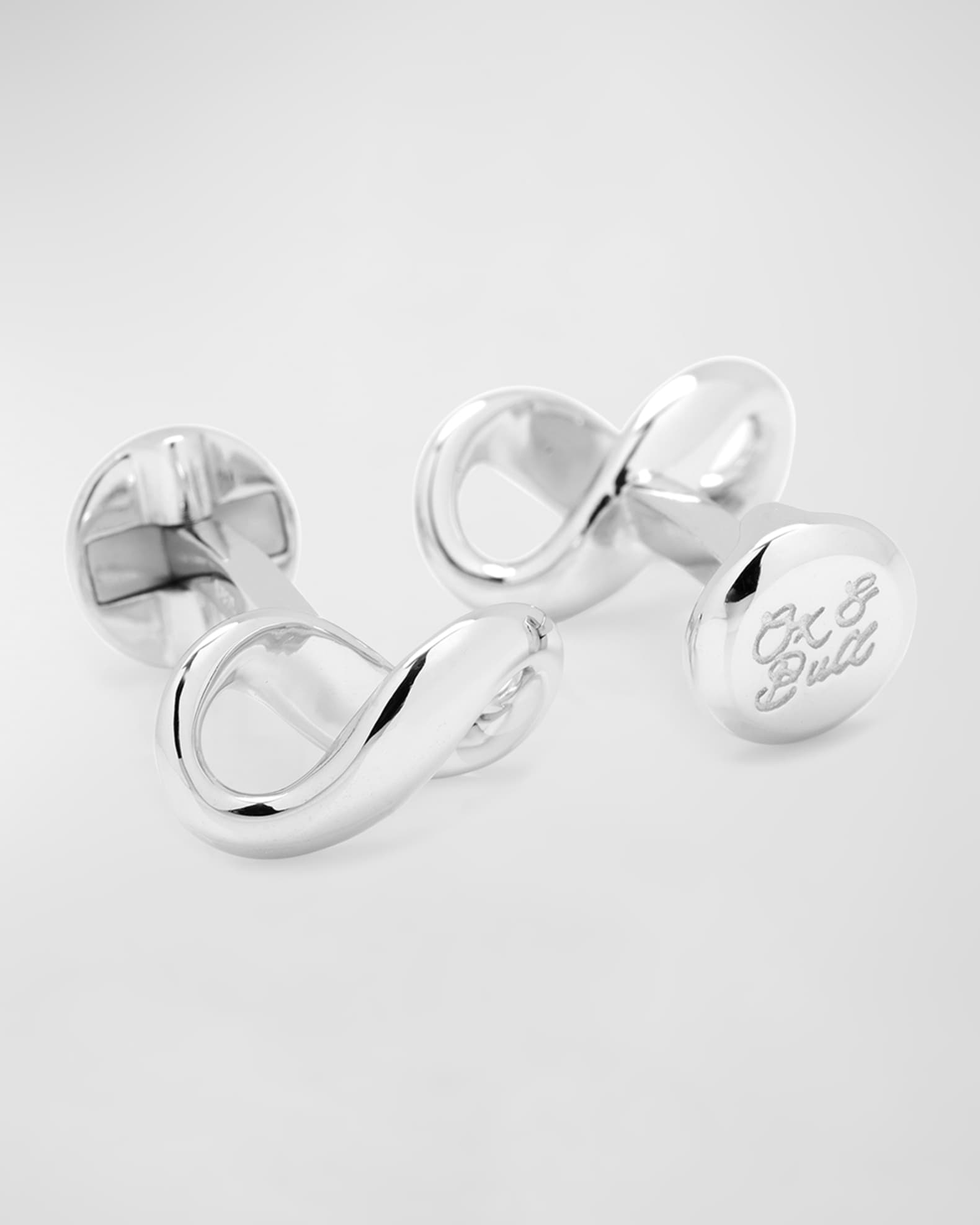 Cufflinks Inc. Men's Sterling Silver Infinity Cufflinks | Neiman Marcus