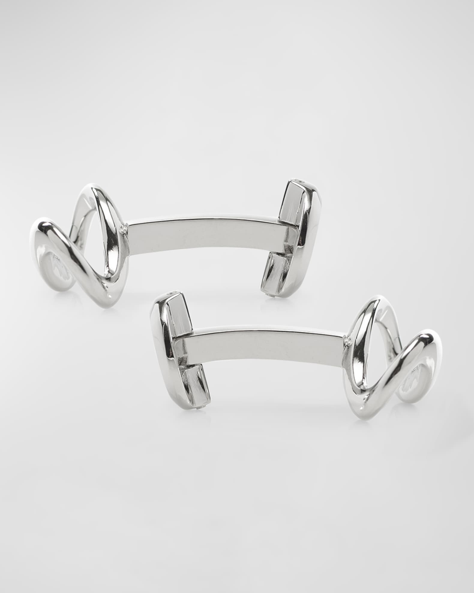 Cufflinks Inc. Men's Sterling Silver Infinity Cufflinks | Neiman Marcus