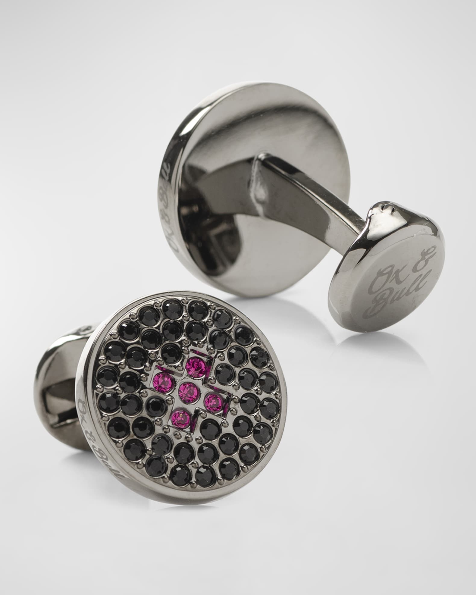 Cufflinks Inc. Men's Crystal Pave Button Cufflinks | Neiman Marcus