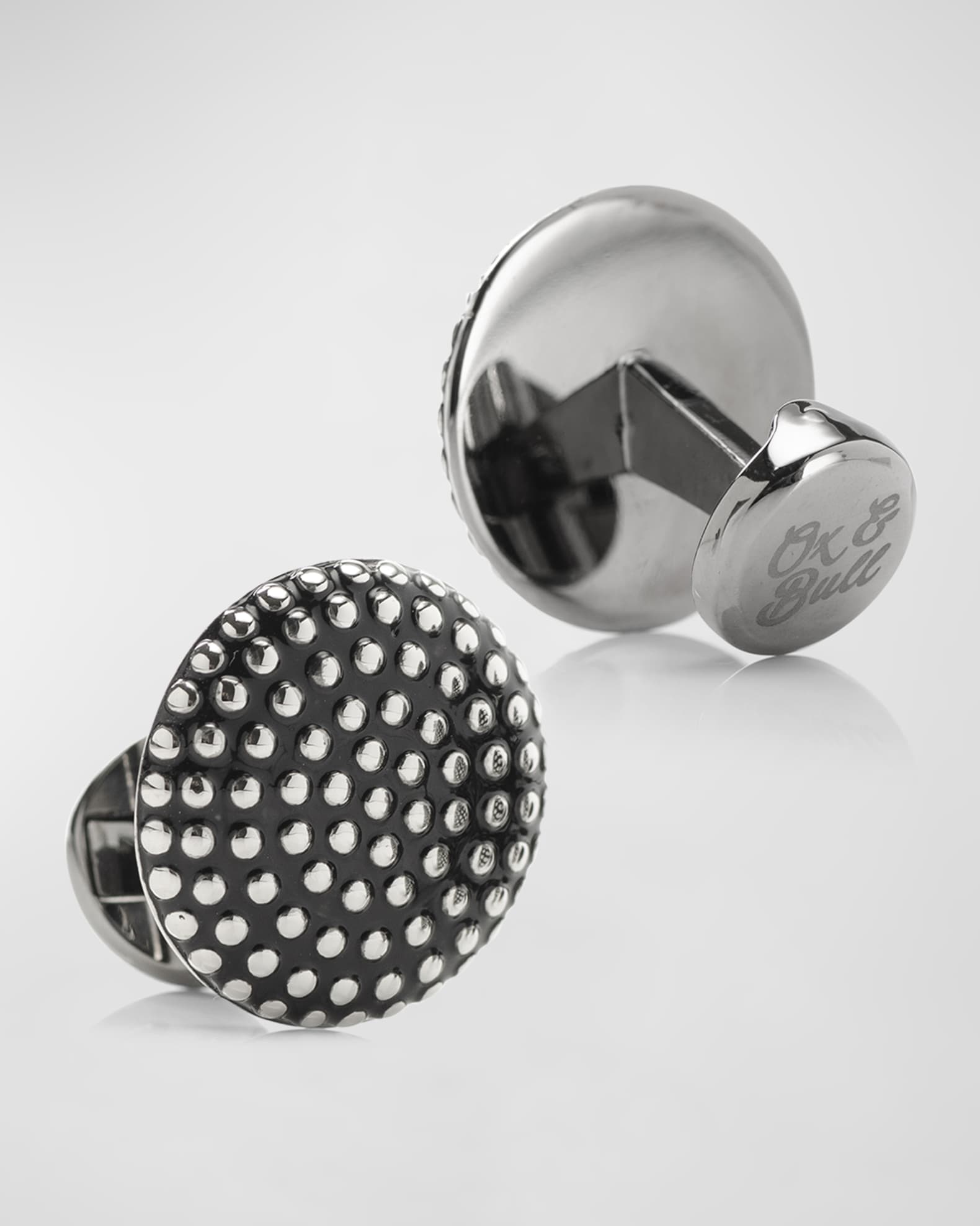 Cufflinks Inc. Men's Circle Dot Texture Cufflinks | Neiman Marcus
