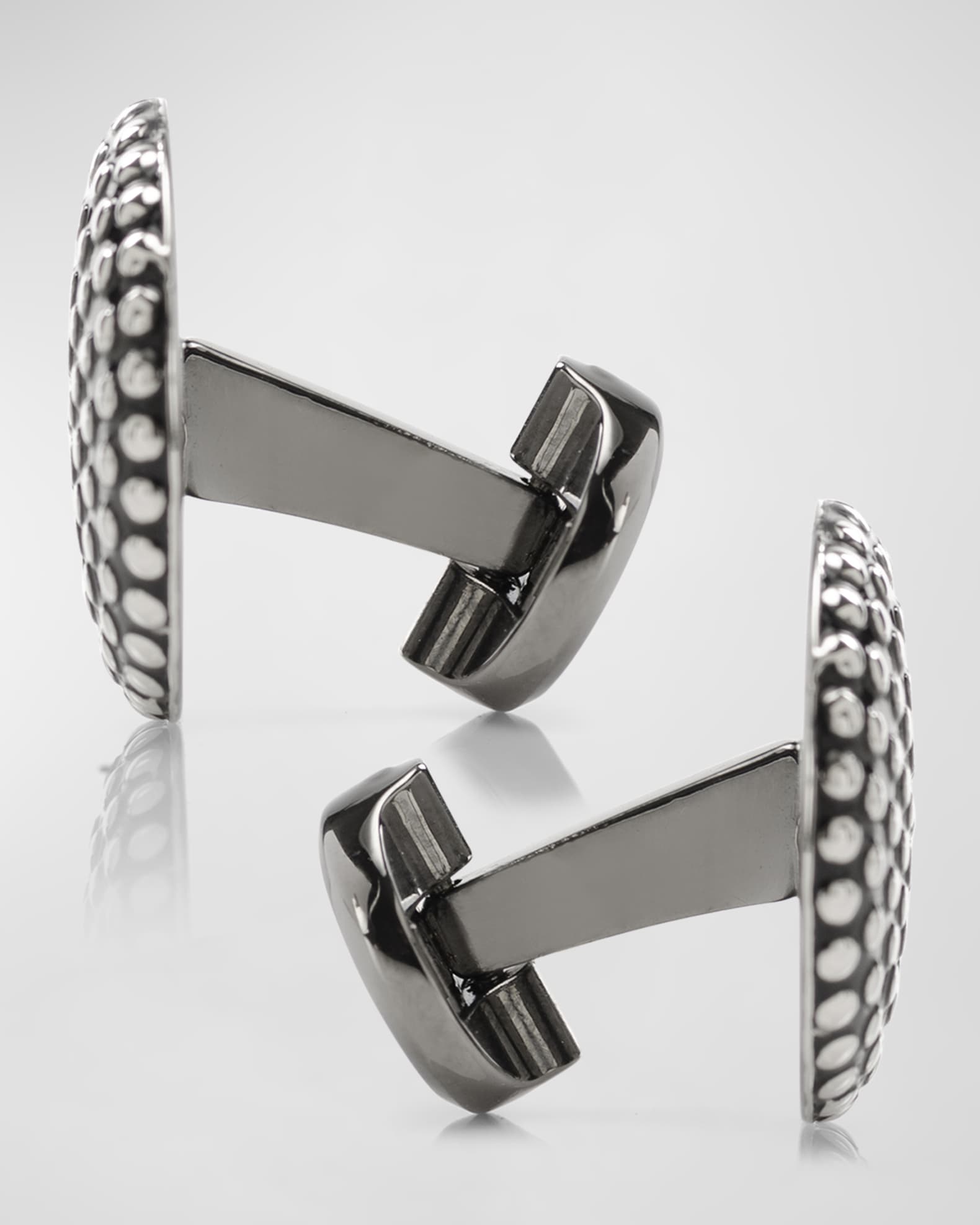 Cufflinks Inc. Men's Circle Dot Texture Cufflinks | Neiman Marcus