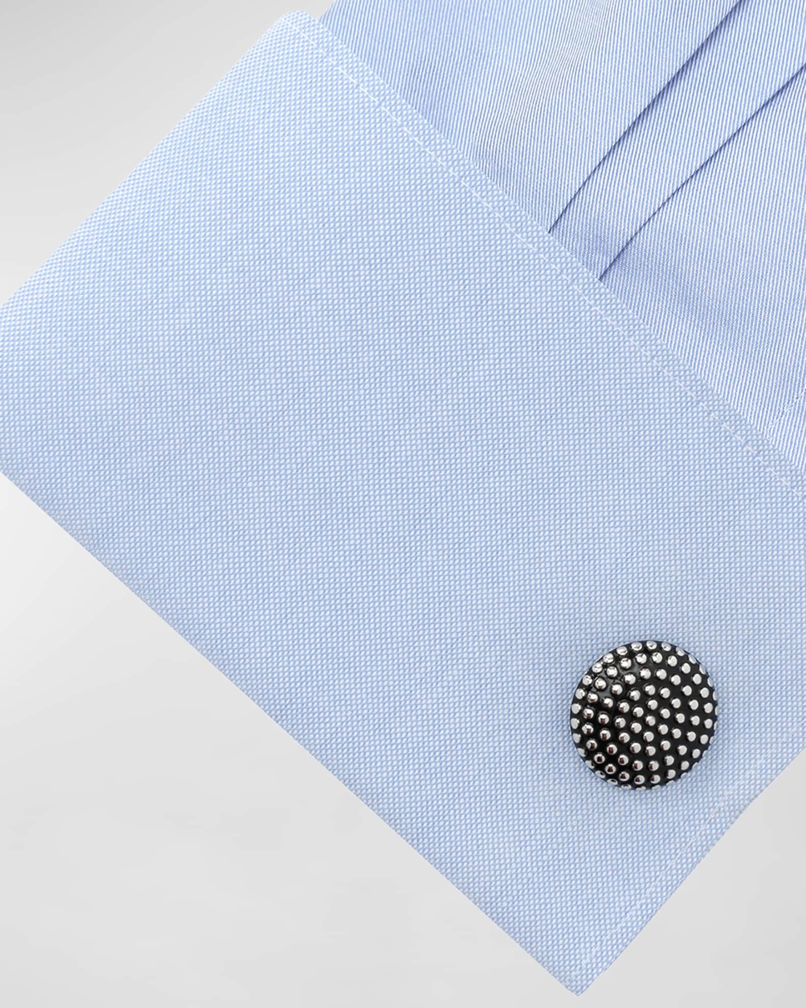 Cufflinks Inc. Men's Circle Dot Texture Cufflinks | Neiman Marcus