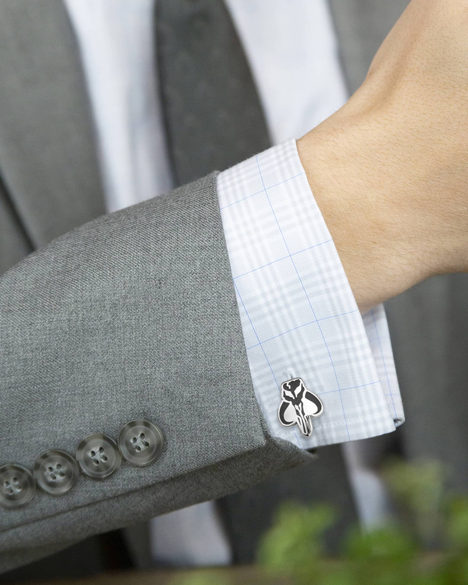 Cufflinks Inc. Men's Mandalorian Cufflinks | Neiman Marcus