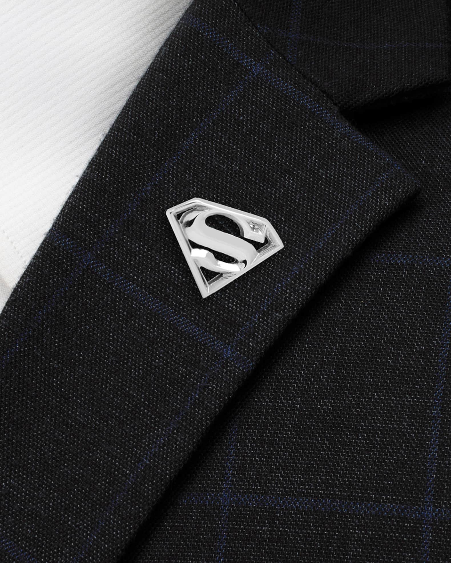 Cufflinks Inc. Men's Stainless Steel Superman Lapel Pin | Neiman Marcus