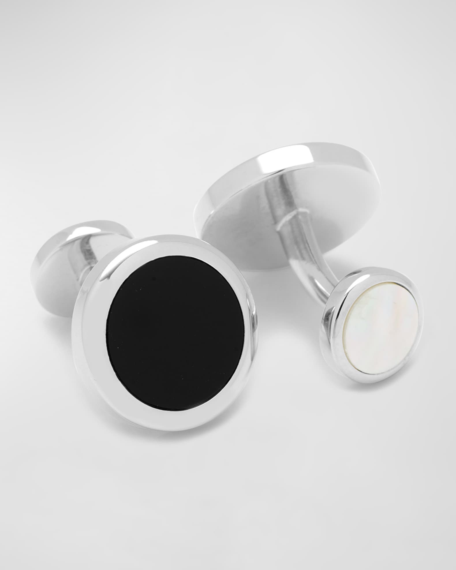 Cufflinks Inc. Men's Double-Sided Black Onyx Mother-of-Pearl Cufflink ...