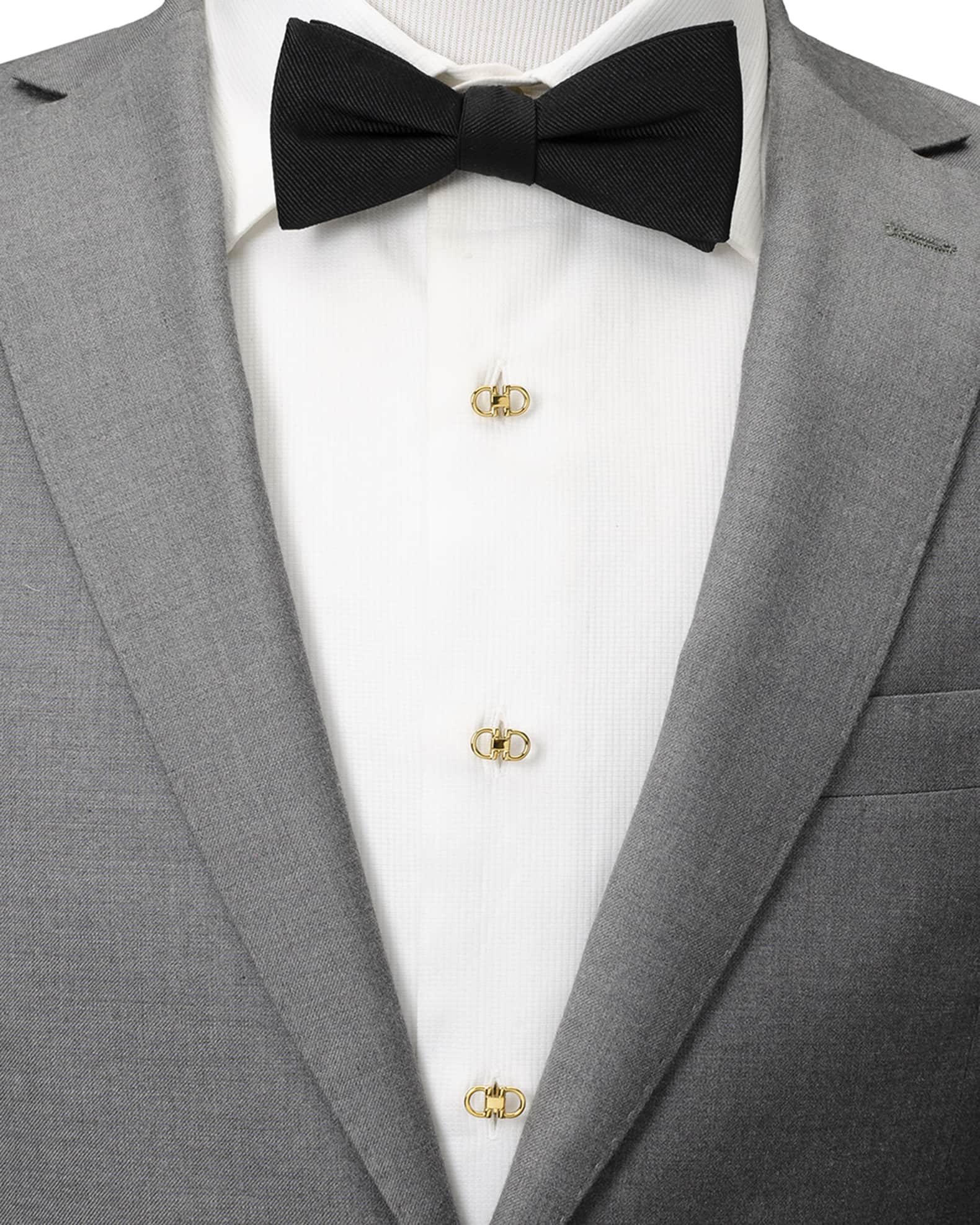 Cufflinks Inc. Men's Gold-Tone Horse Bit Shirt Studs | Neiman Marcus