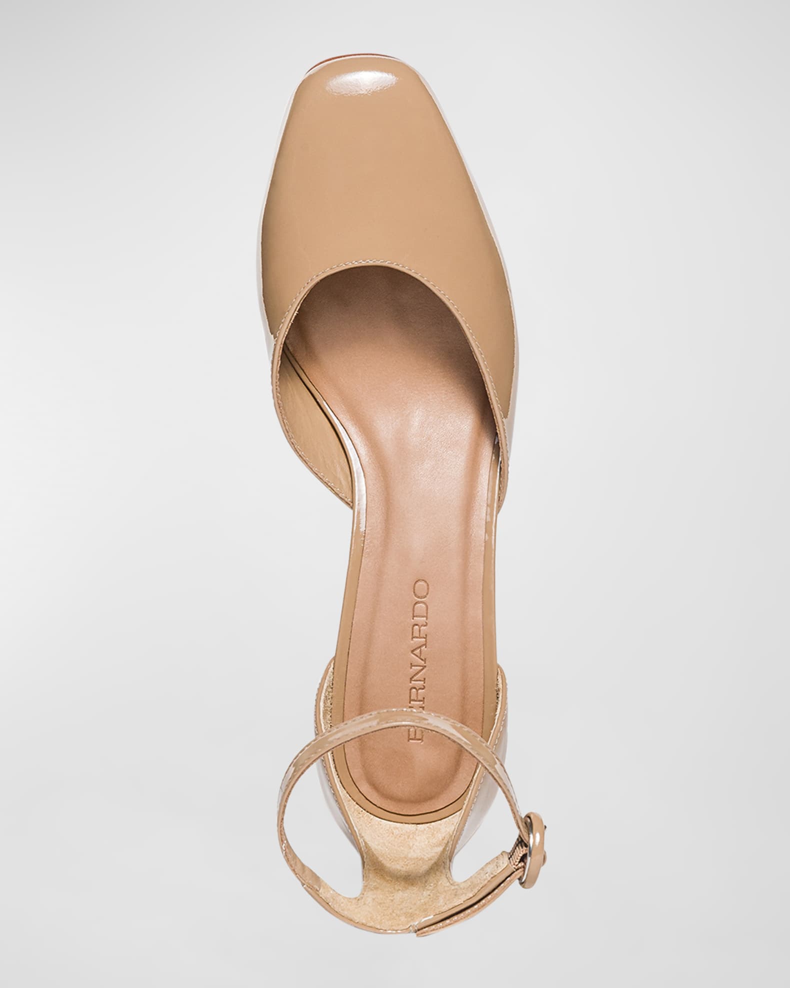 Bernardo Remy Patent Ankle-Strap Pumps | Neiman Marcus