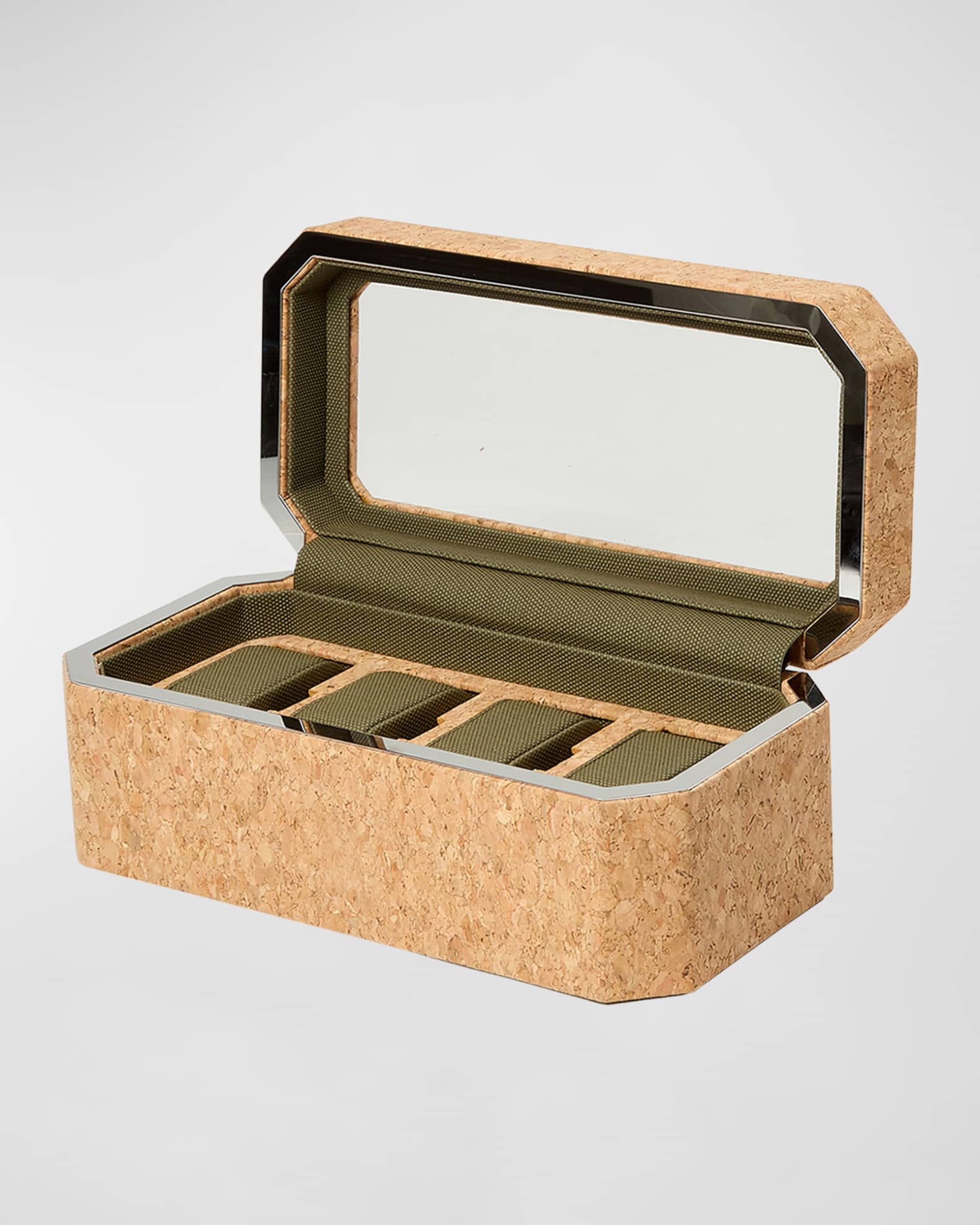 WOLF Cortica 4-Piece Watch Box | Neiman Marcus