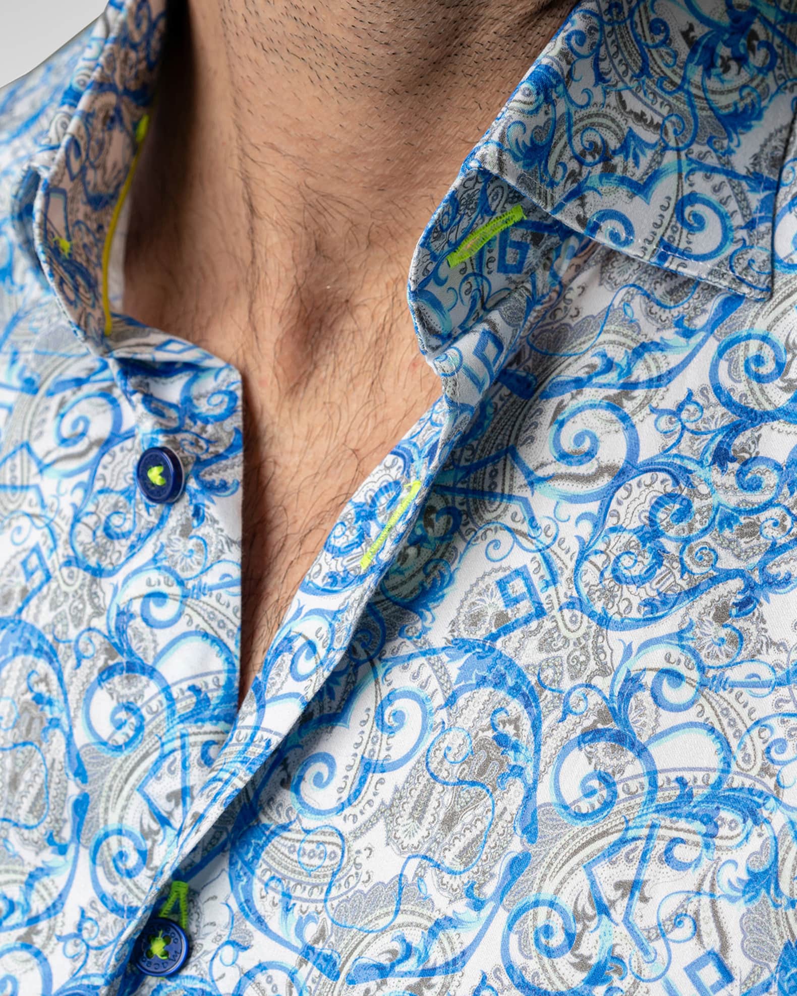 Maceoo Men's Galileo Printed Sport Shirt | Neiman Marcus