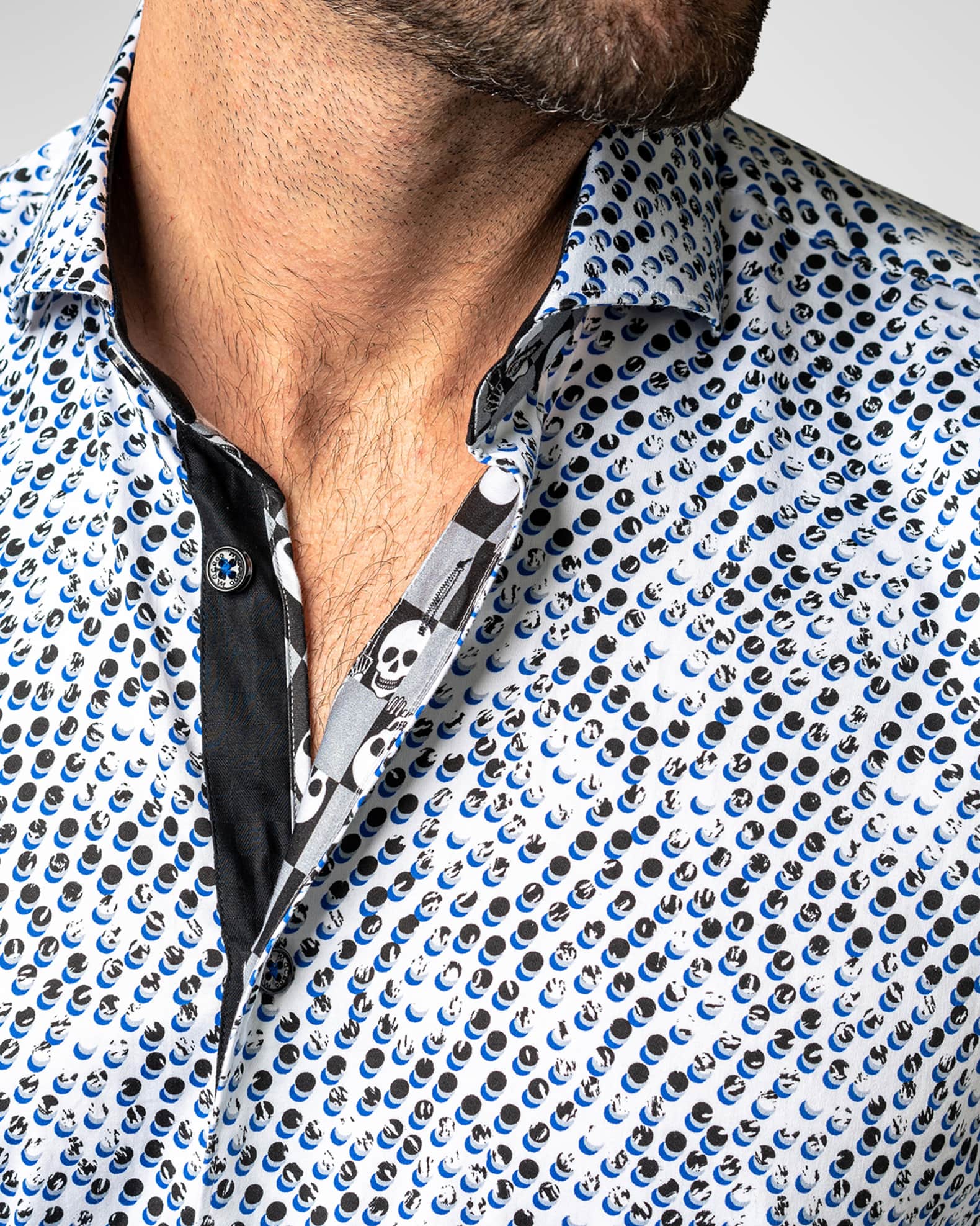 Maceoo Men's Einstein Patterned Sport Shirt | Neiman Marcus