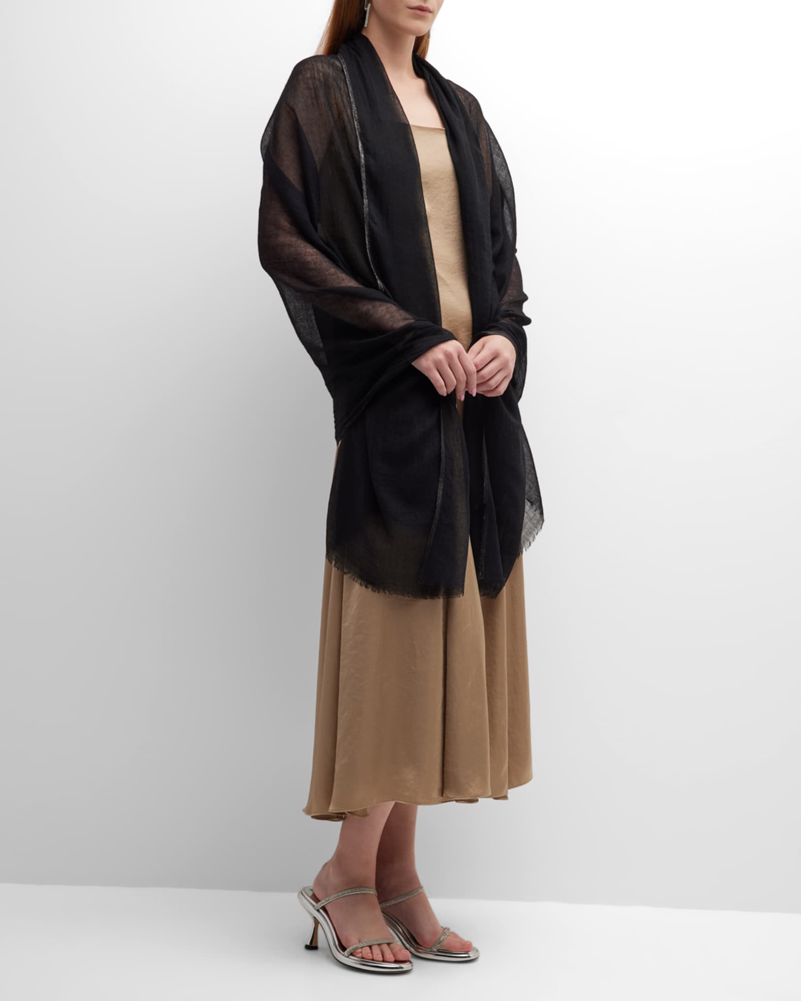 Bindya Accessories Sheer Evening Wrap | Neiman Marcus