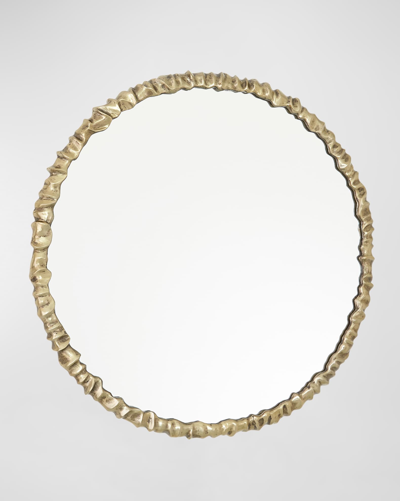 Global Views Artiste 30" Round Mirror | Neiman Marcus