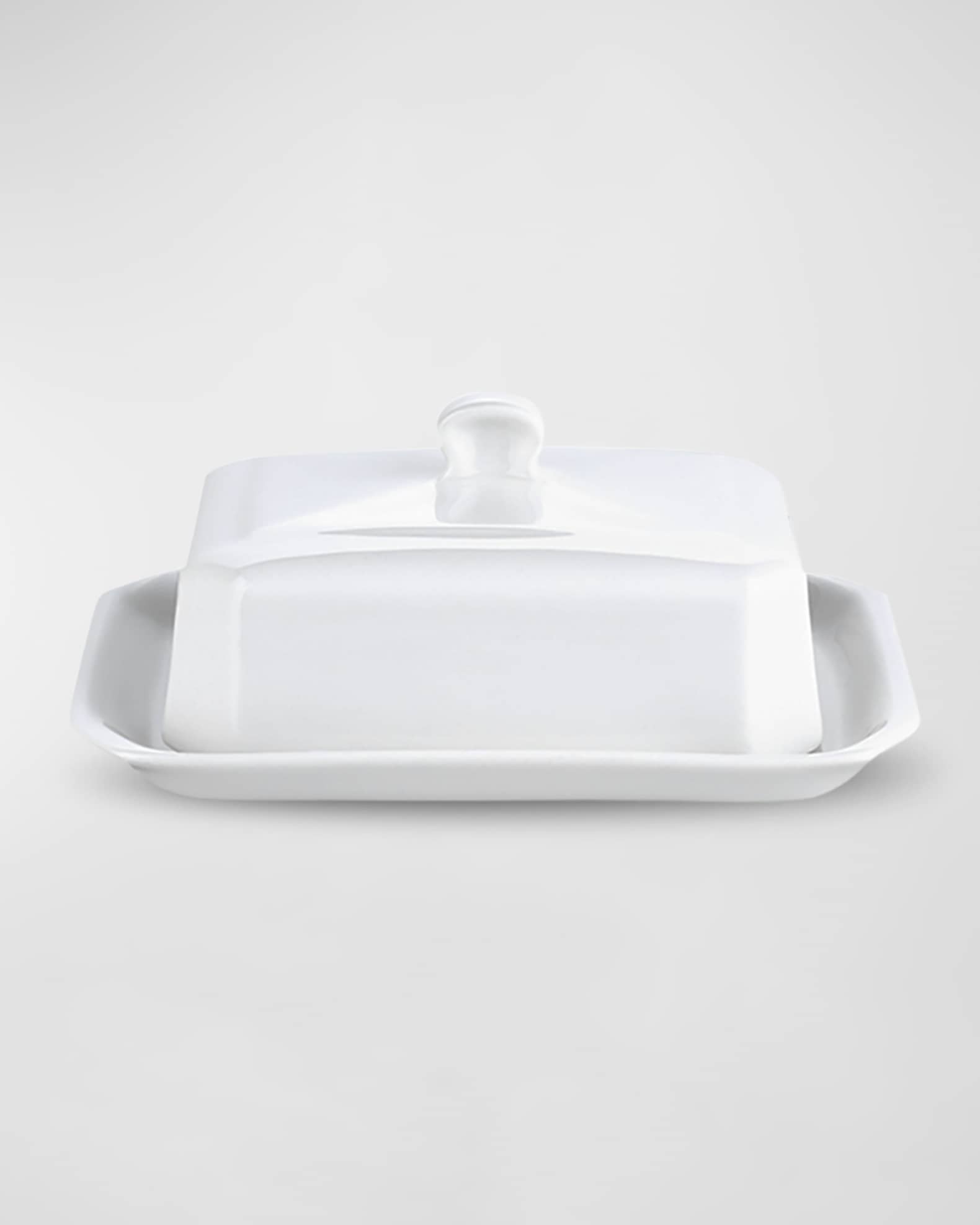 PILLIVUYT Large Butter Tray with Cover, European Style | Neiman Marcus
