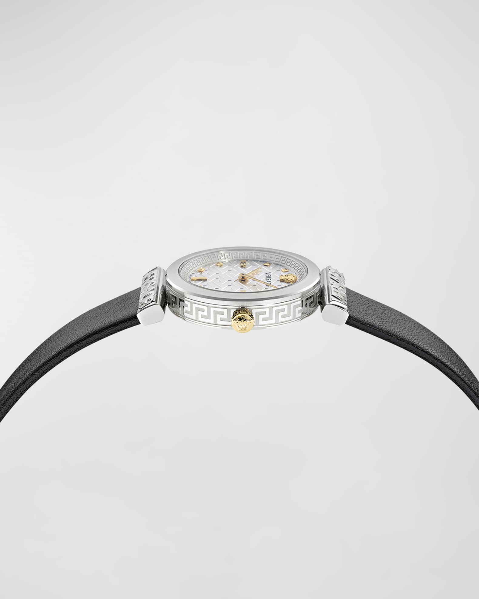 Versace 34mm Versace Regalia Watch with Leather Strap, Stainless Steel ...