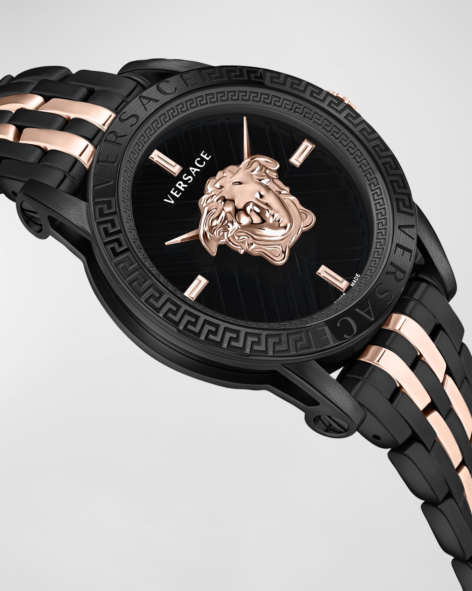 Versace Men's V-Code Medusa Head Two-Tone Bracelet Watch, 43mm | Neiman ...
