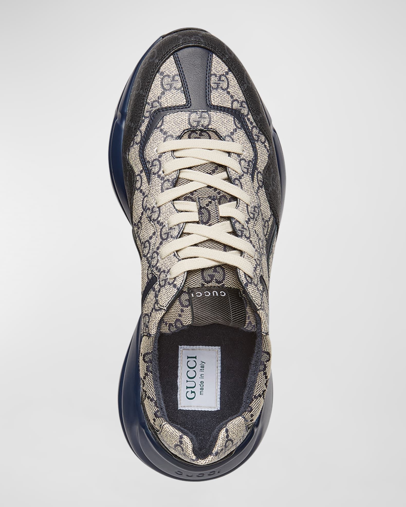 Gucci Men's GG Rhyton Fashion Sneakers | Neiman Marcus