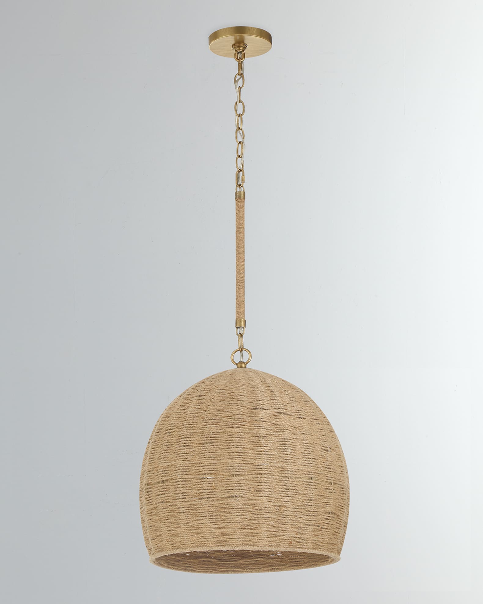 Crystorama Jace 1-Light Soft Gold Pendant Light | Neiman Marcus